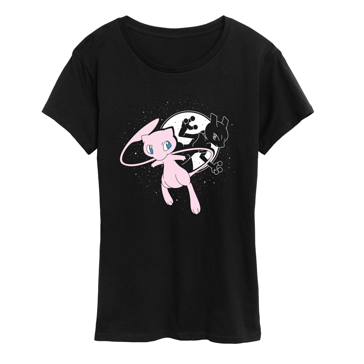 Pokémon - Mew and Mewtwo - Women's Short Sleeve Graphic T-Shirt ...