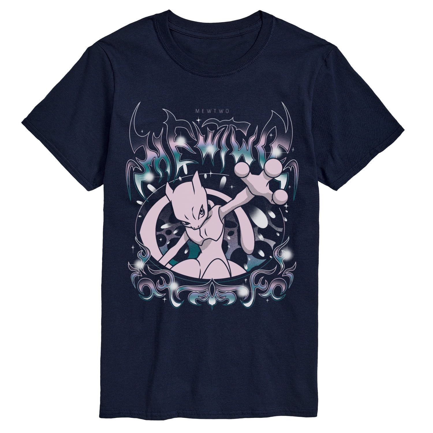 Pokémon - Mewtwo Grunge - Men's Short Sleeve Graphic T- Shirt - Walmart.com