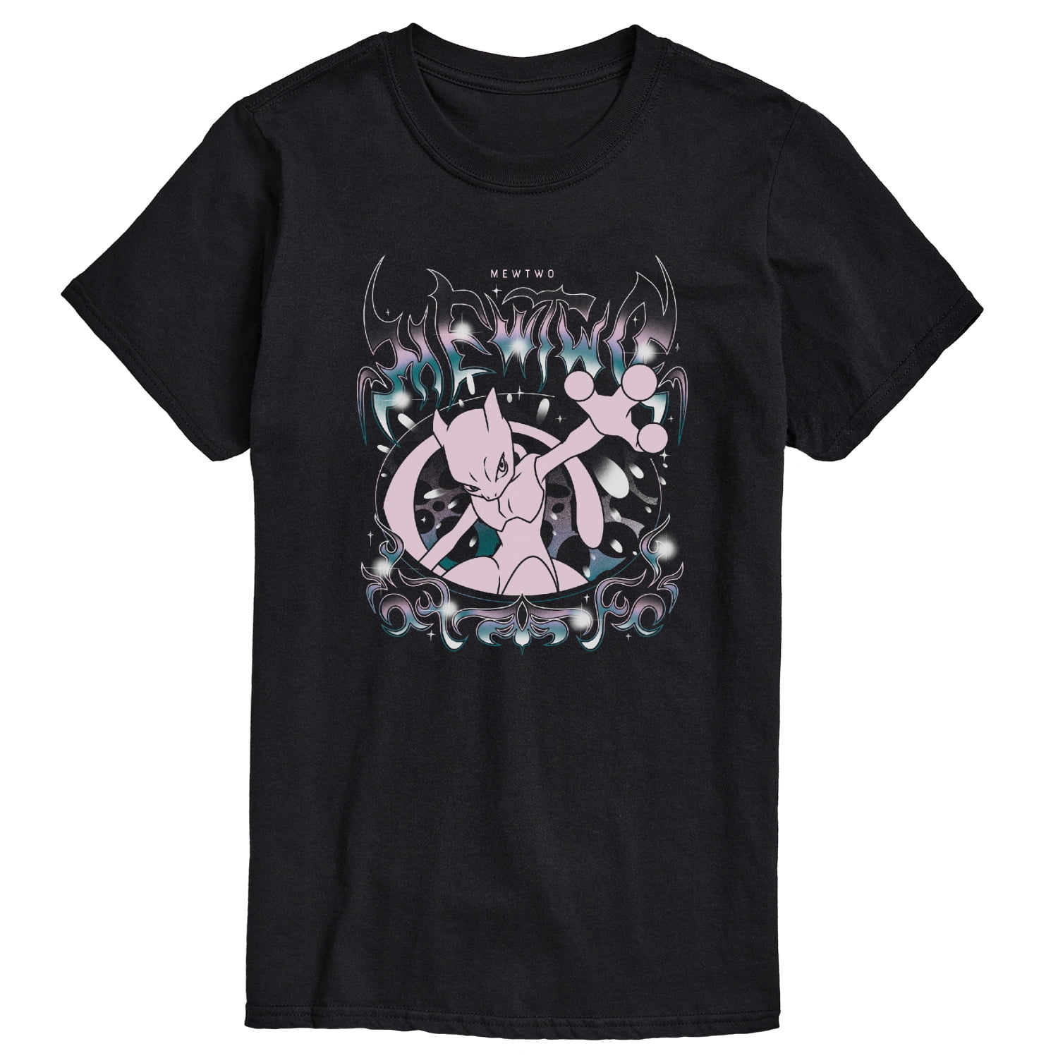 Pokémon - Mewtwo Grunge - Men's Short Sleeve Graphic T- Shirt - Walmart.com