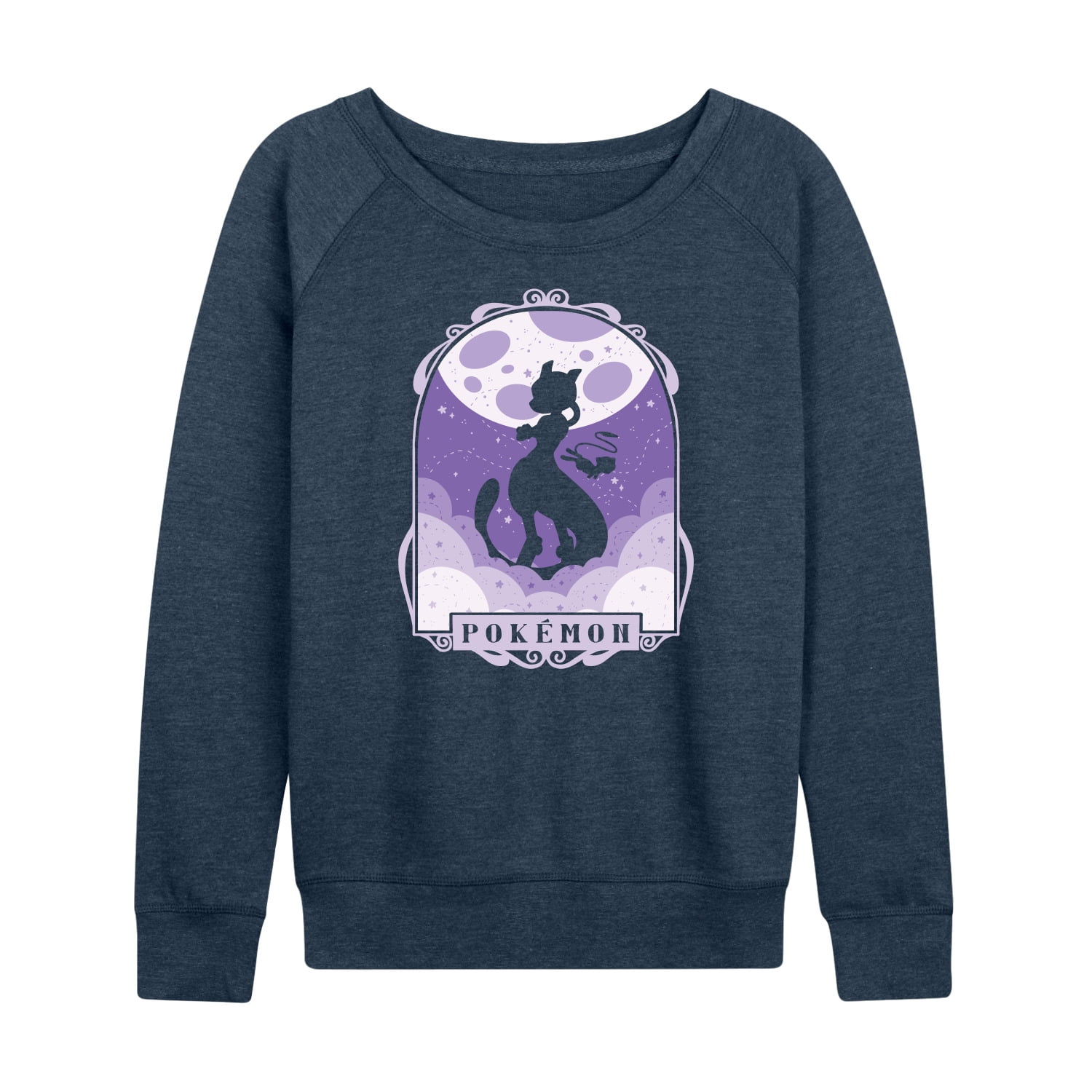 Pokémon - Mewtwo Mew Celestial - Women's French Terry Long Sleeve Shirt ...