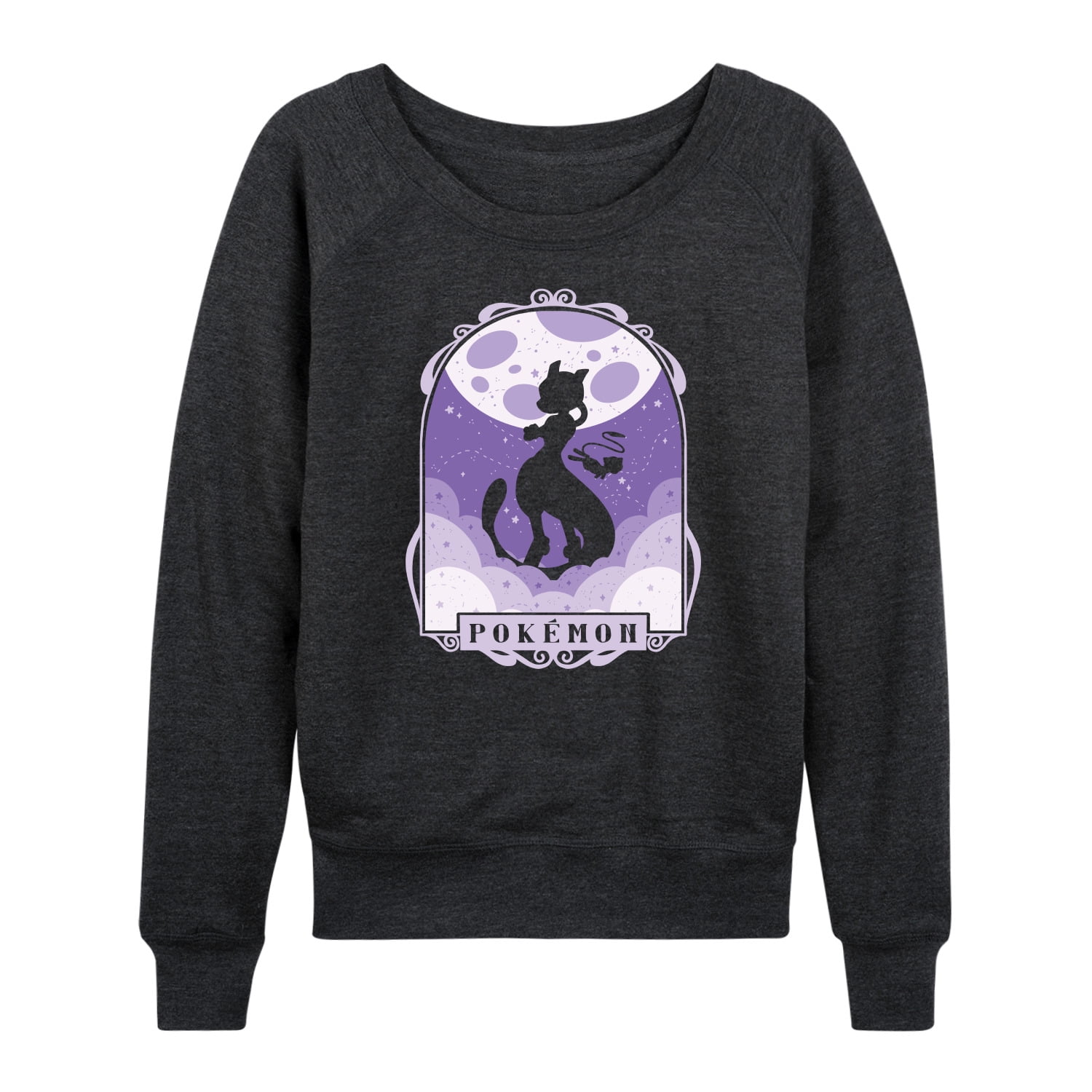Pokémon - Mewtwo Mew Celestial - Women's French Terry Long Sleeve Shirt ...