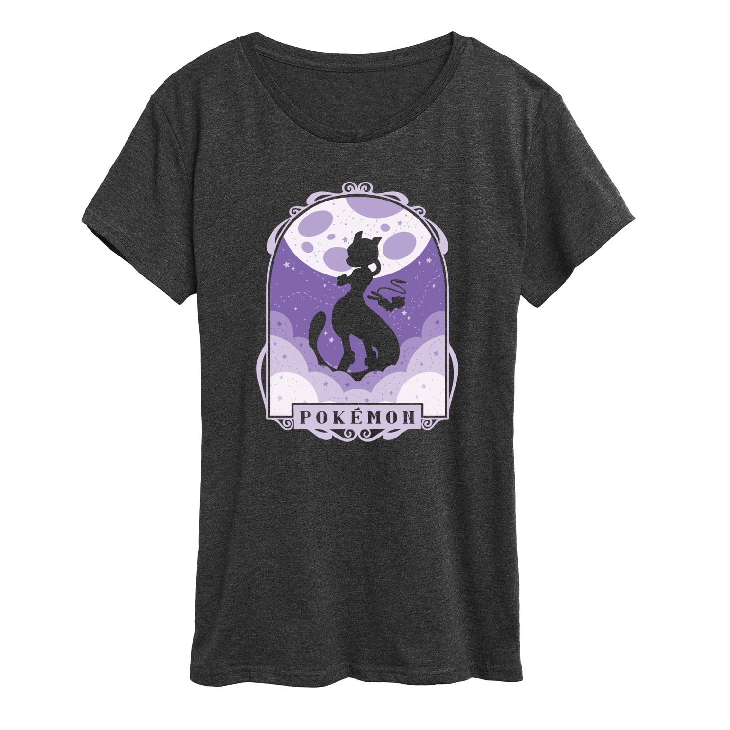 Pokémon - Mewtwo Mew Celestial - Women's Short Sleeve Graphic T- Shirt ...