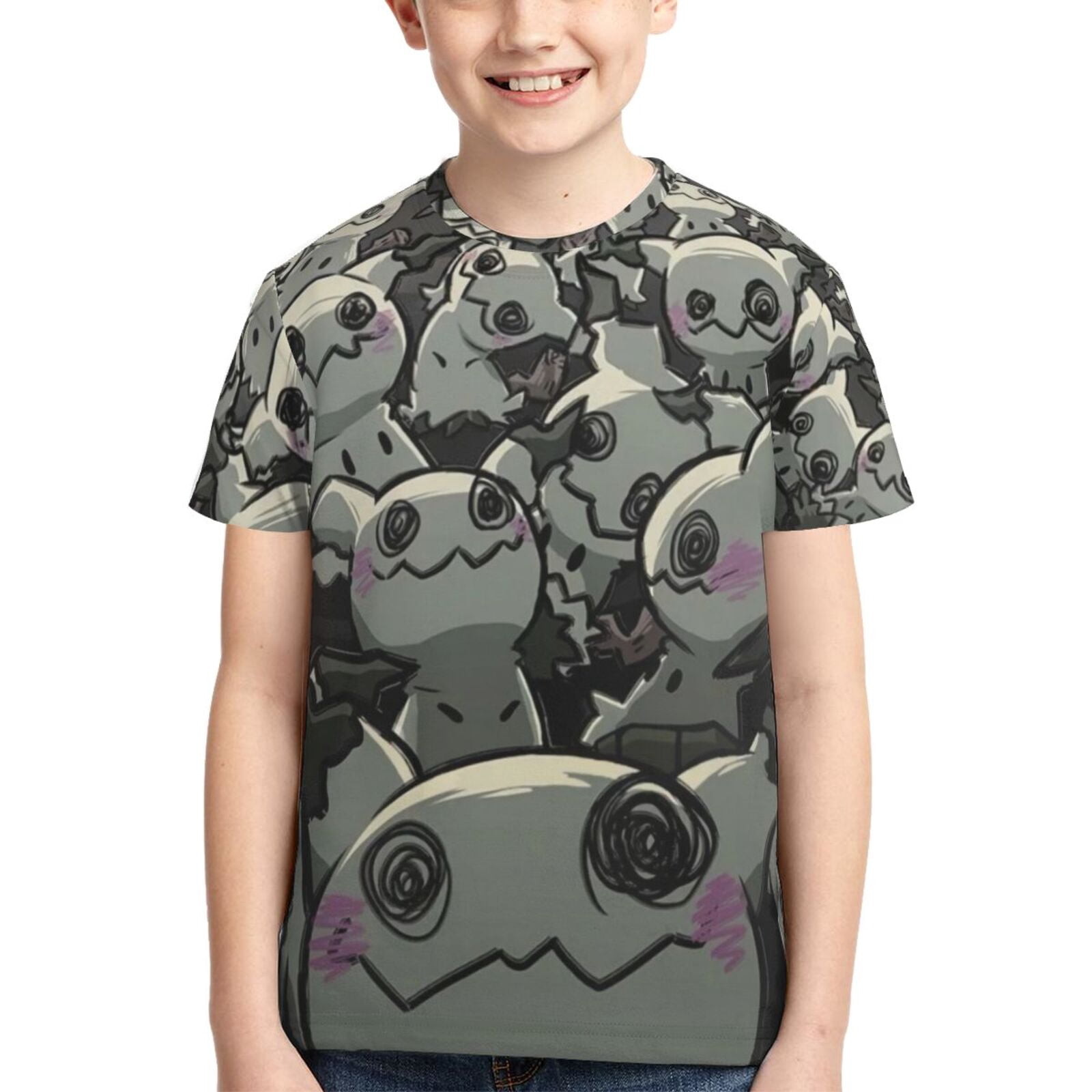 Pokémon - Mimikyu Ghost Fairy Type Dark Spooky Forest Youth Shirt ...