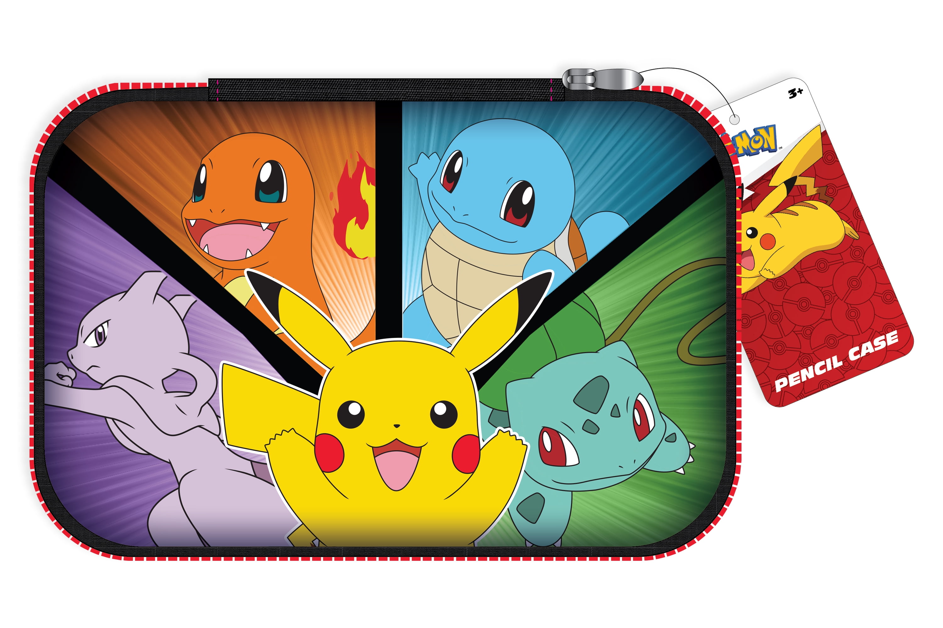Pokémon Multi-Color Zipper Pencil Hard Case, 8.75" x 5.25", Elementary ...