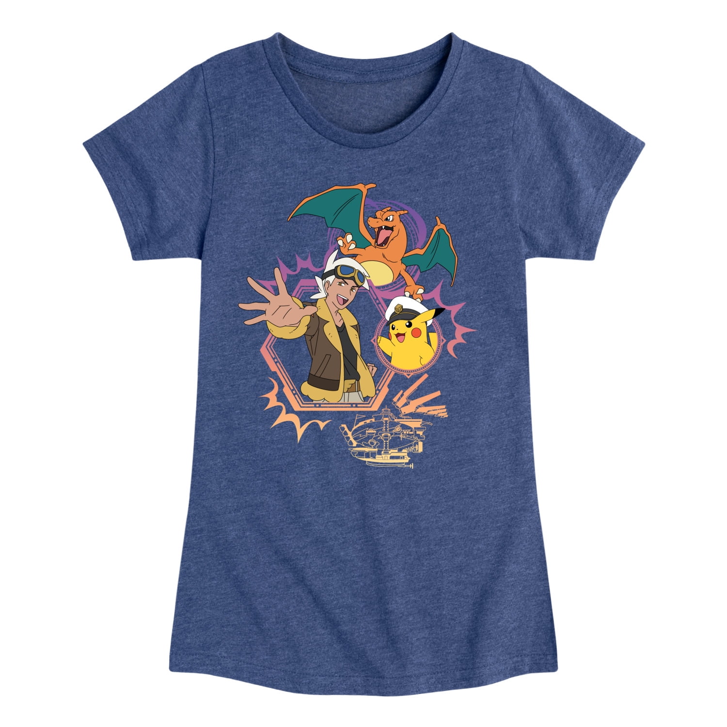 Pokémon - New Horizons - Friede Cap Charizard - Girls Fitted Short ...
