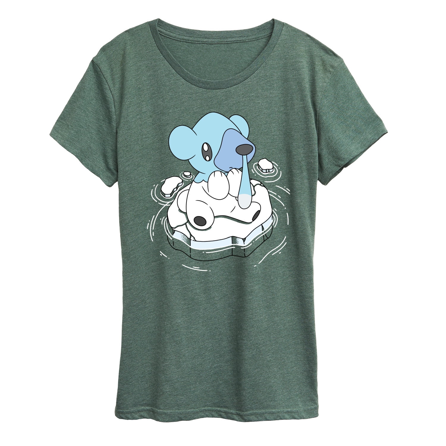 Pokémon - November 2024 Cubchoo - Women's Short Sleeve Graphic T-Shirt - Walmart.com