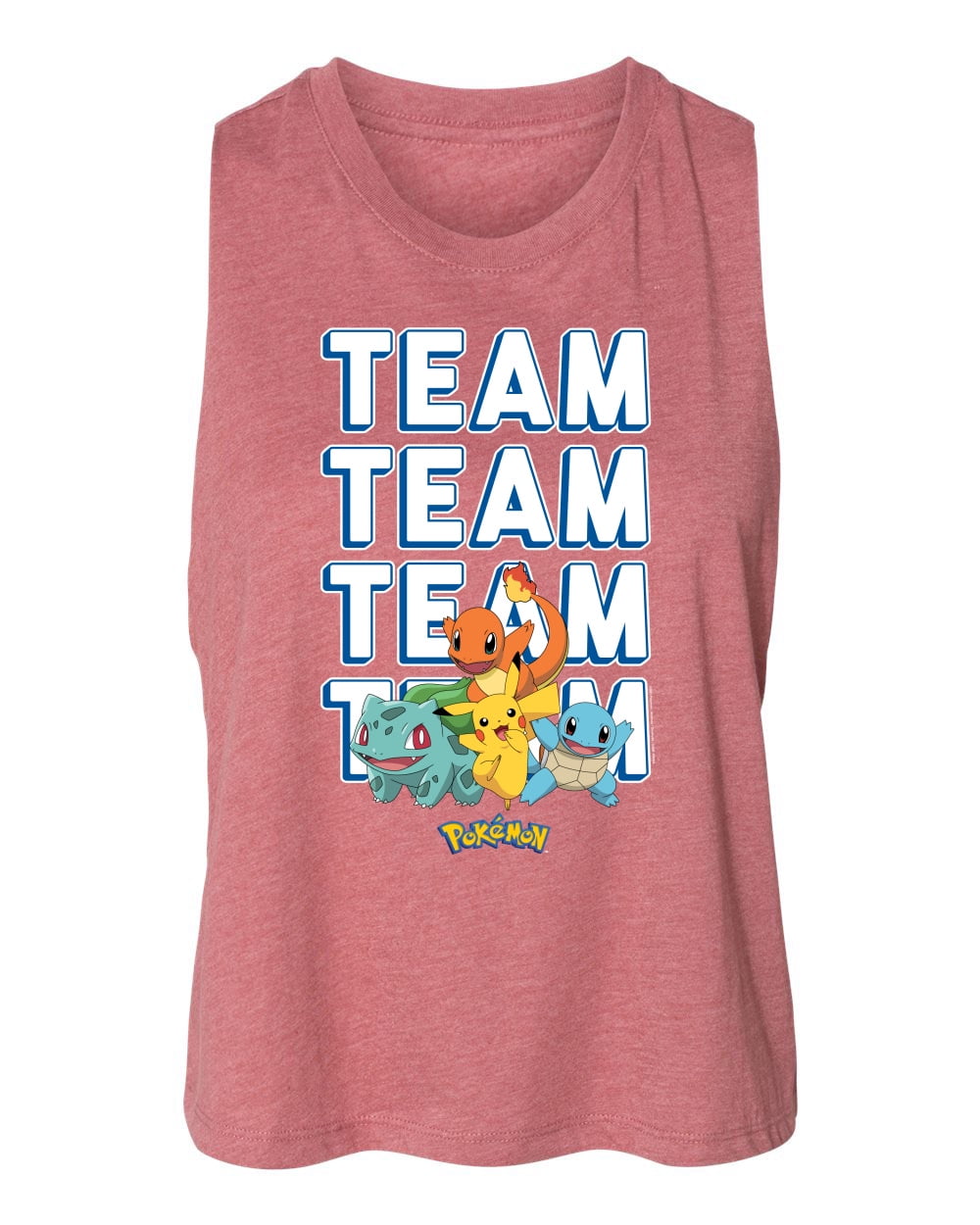 Pokémon - Partners Team - Juniors Cropped Racerback Tank Top - Walmart.com