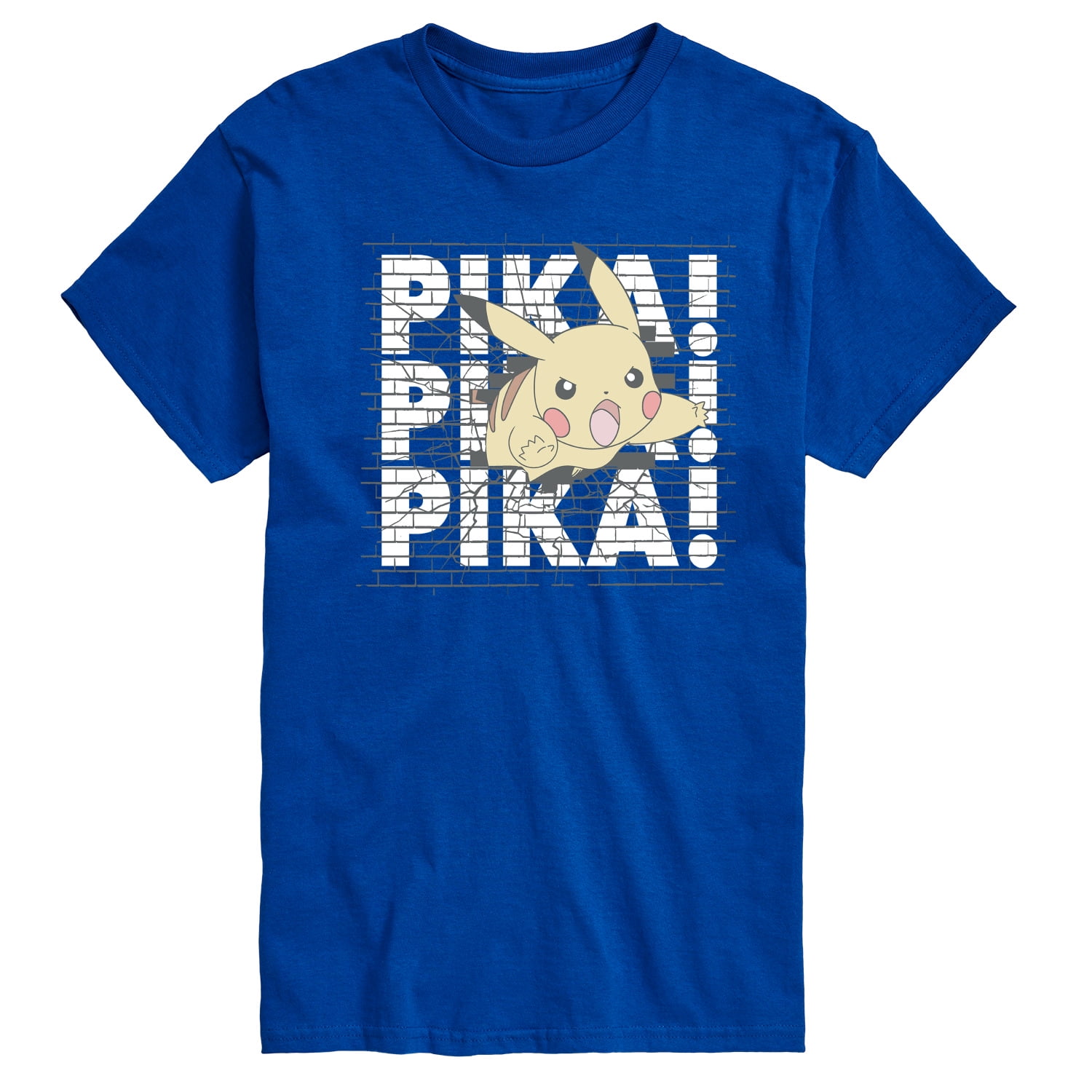 Pokémon - Pastel Pikachu Wall Break - Men's Short Sleeve Graphic T ...