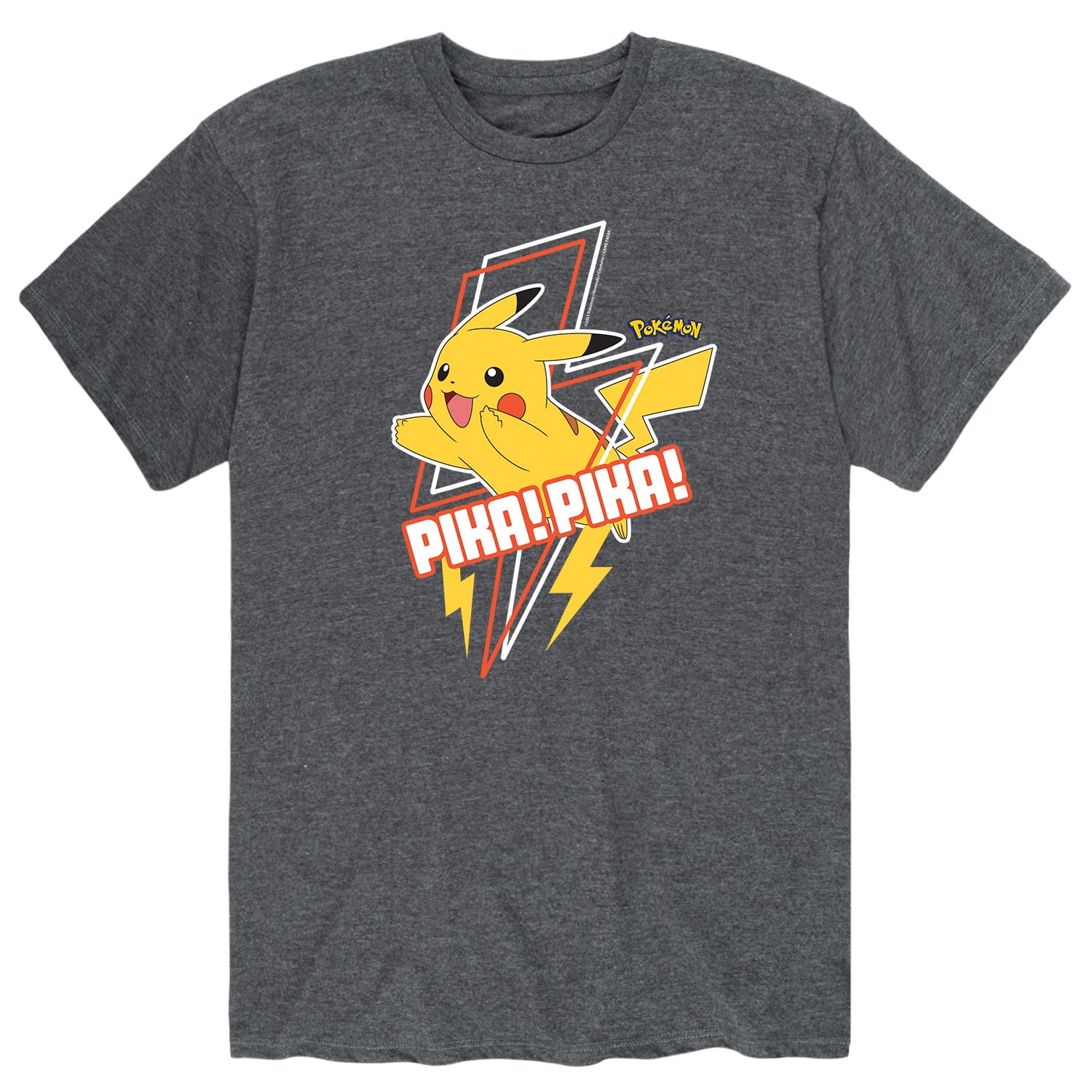 Pokémon - Pika Pika - Men's Short Sleeve Graphic T-Shirt - Walmart.com
