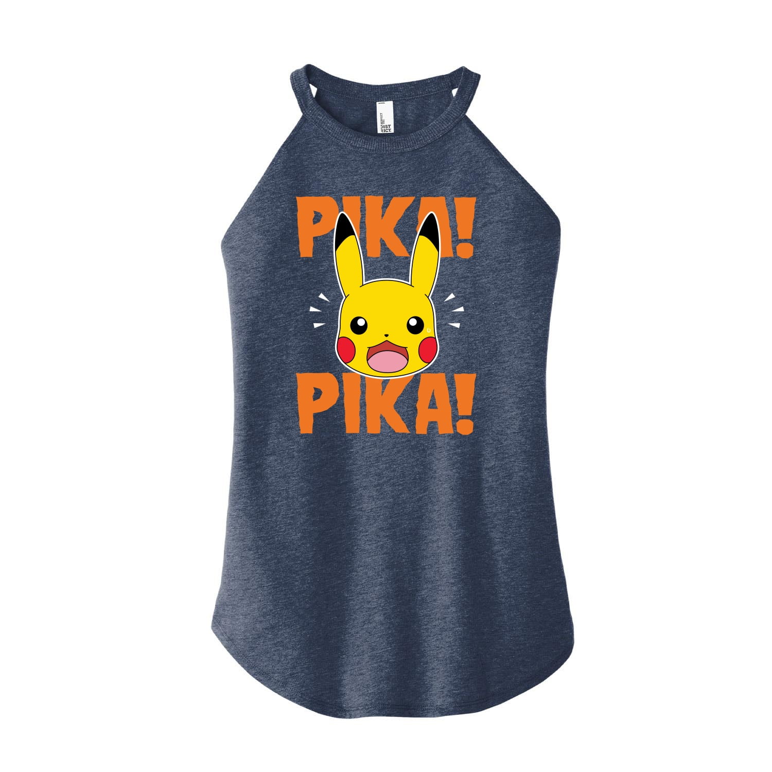 Pokémon - Pika Pika Scared - Juniors High Neck Tank Top - Walmart.com