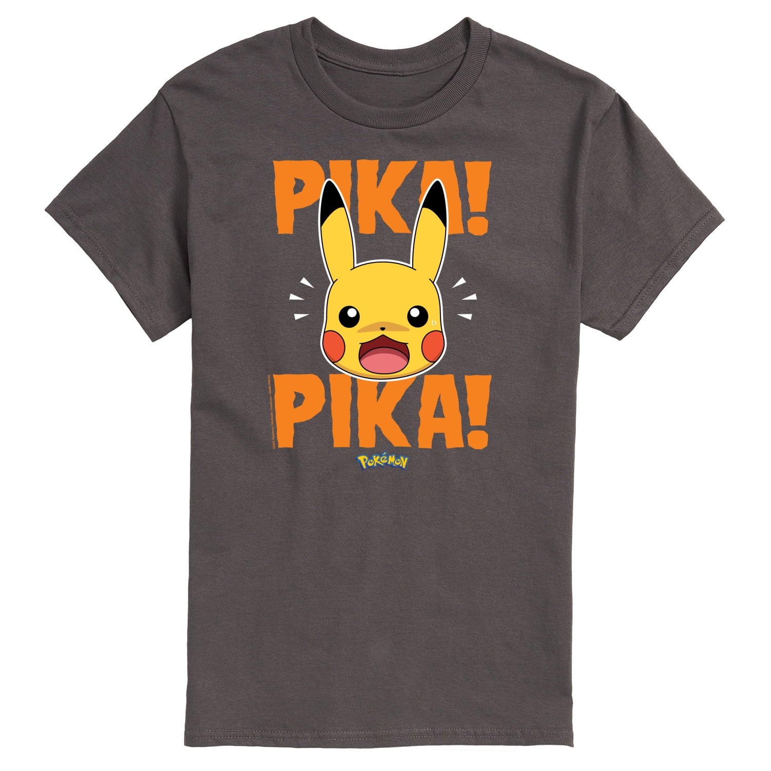 Pokémon - Pika Pika Scared - Men's Short Sleeve Graphic T-Shirt ...