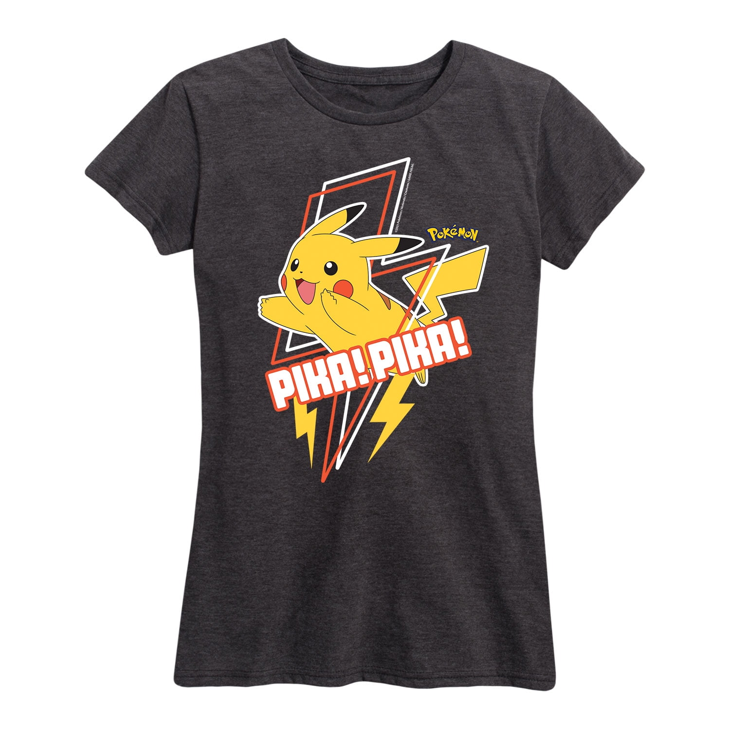 Pokémon - Pika Pika - Women's Short Sleeve Graphic T-Shirt - Walmart.com