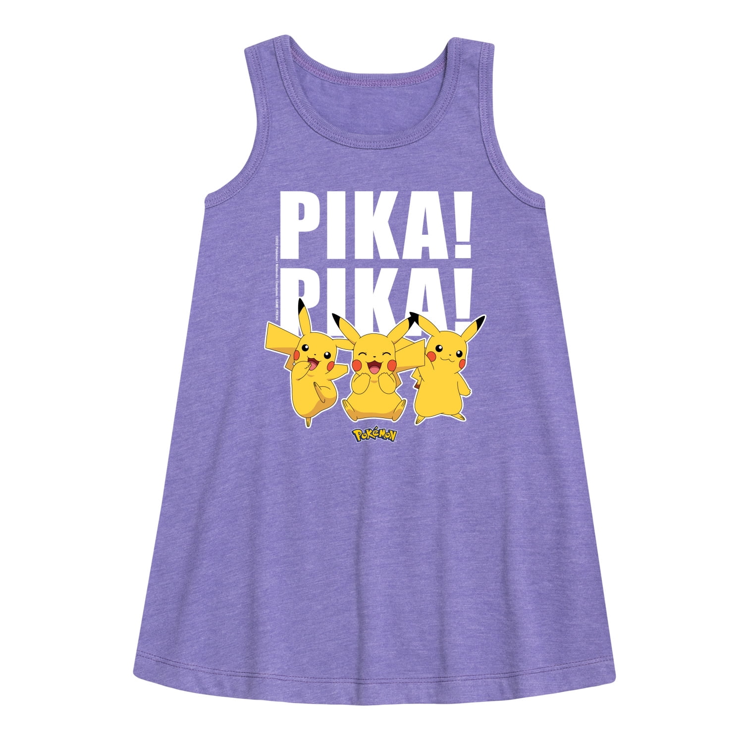 Pokémon - Pika! Pika! - Youth Girls A-line Dress - Walmart.com