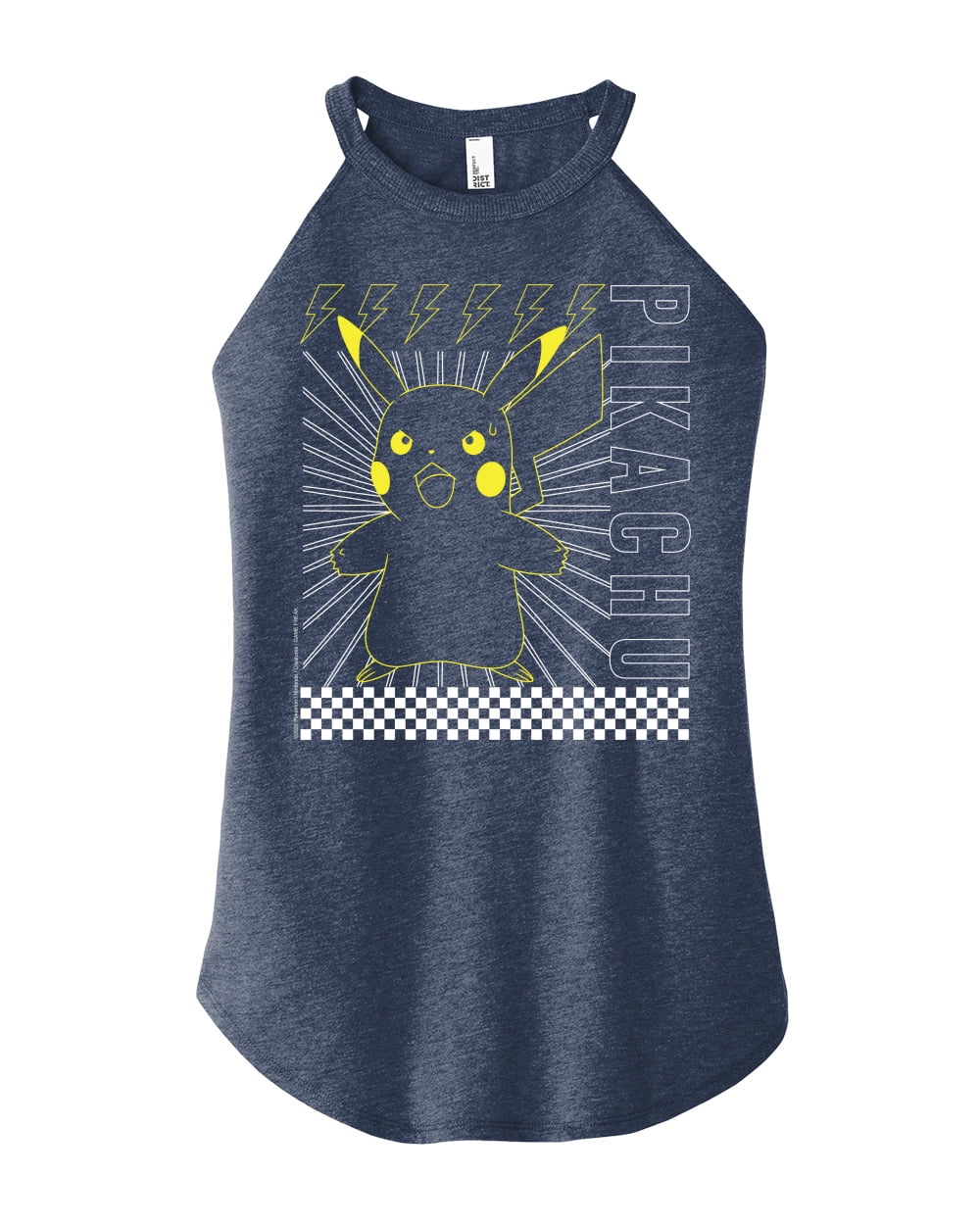 Pokémon - Pika Poke - Juniors High Neck Tank Top - Walmart.com