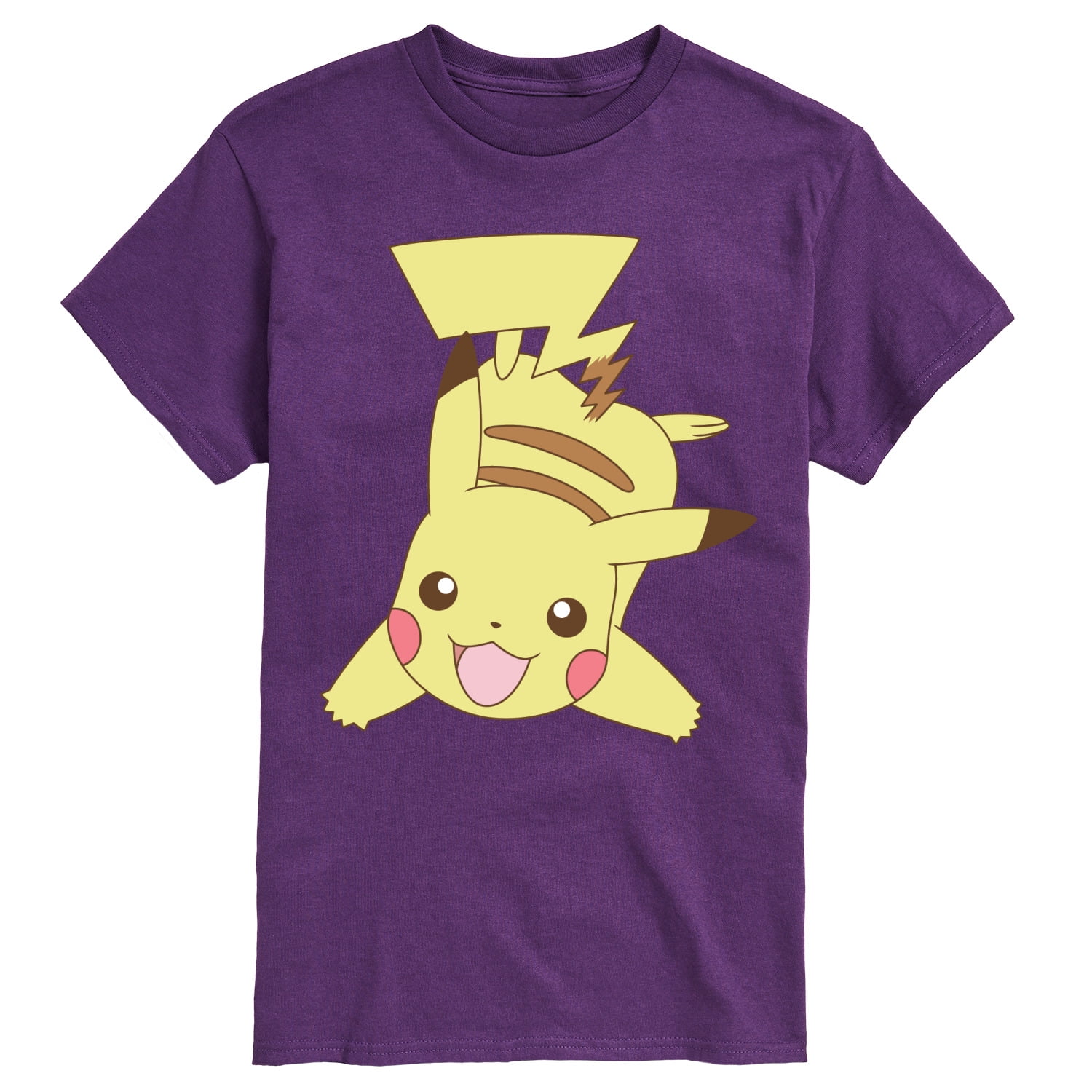 Pokémon - Pika Red Cheeks - Men's Short Sleeve Graphic T-Shirt ...