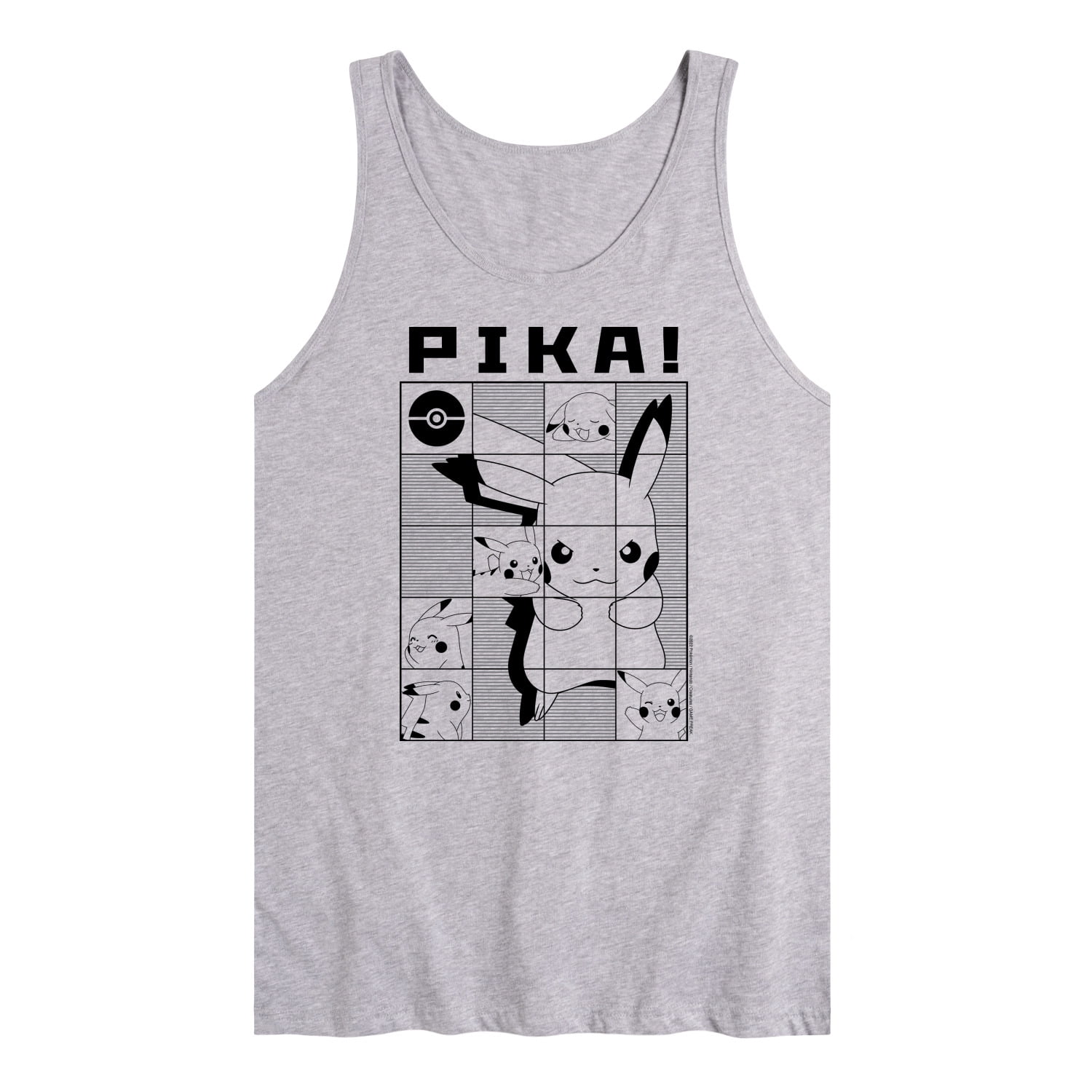 Pokémon - Pika Squares - Men's Jersey Tank Top - Walmart.com