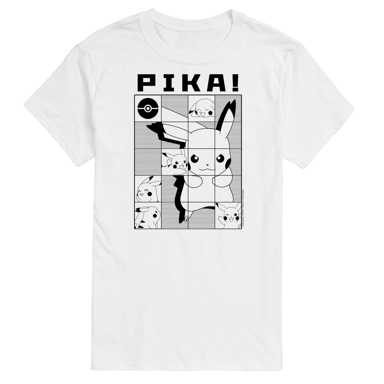 Pokémon - Pika Squares - Men's Short Sleeve Graphic T-Shirt - Walmart.com