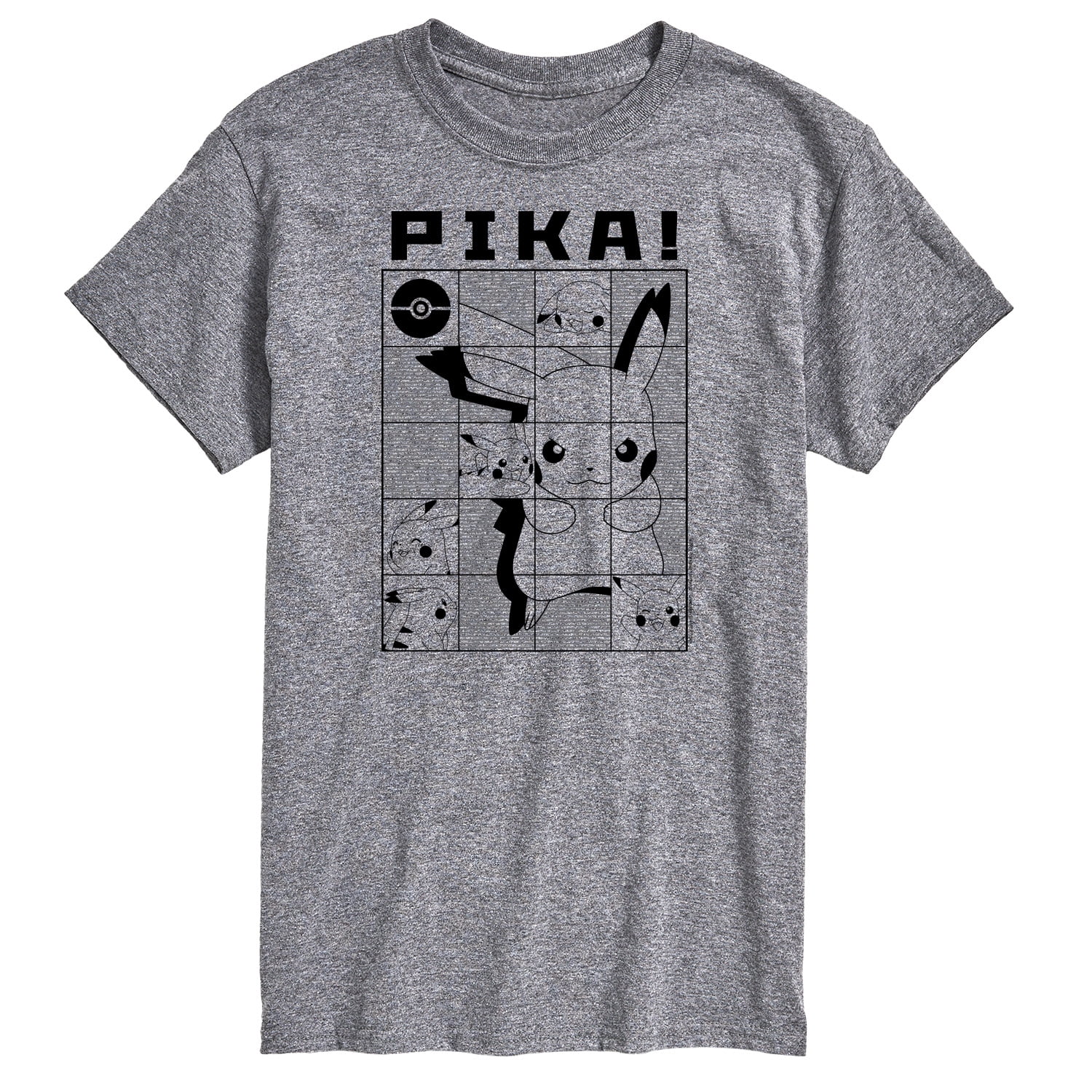 Pokémon - Pika Squares - Men's Short Sleeve Graphic T-Shirt - Walmart.com