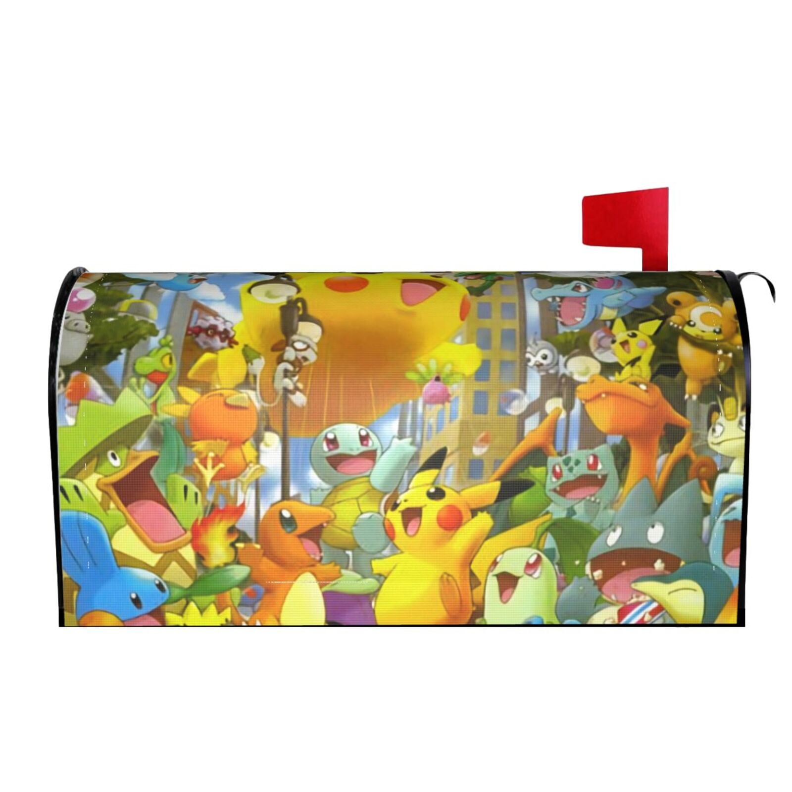 Pokémon-Pikachu 011 Cartoon Character Mailbox Cover Magnetic Standard ...