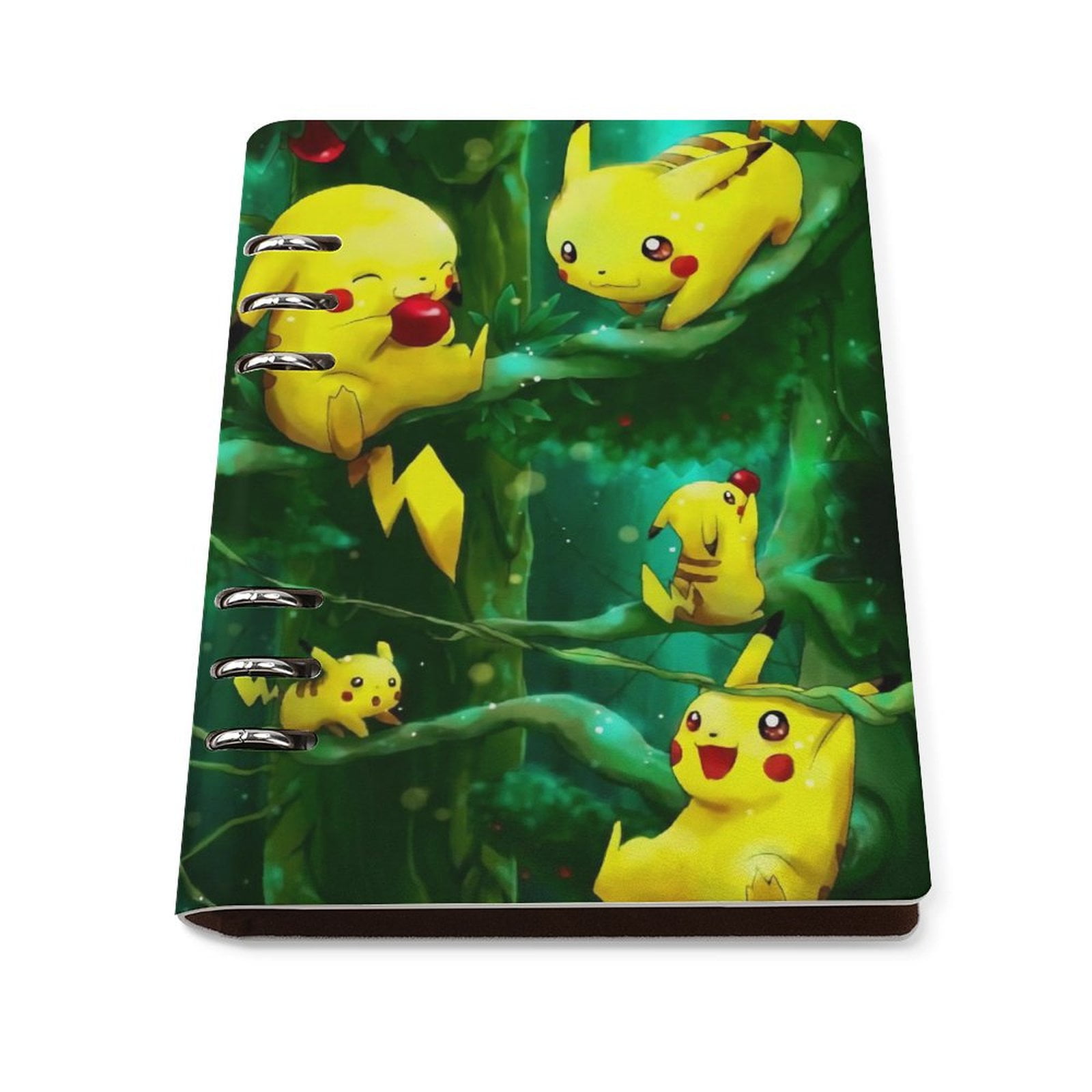 Pokémon-Pikachu 152 Refillable Leather A5 Loose Leaf Notebook, Loose ...