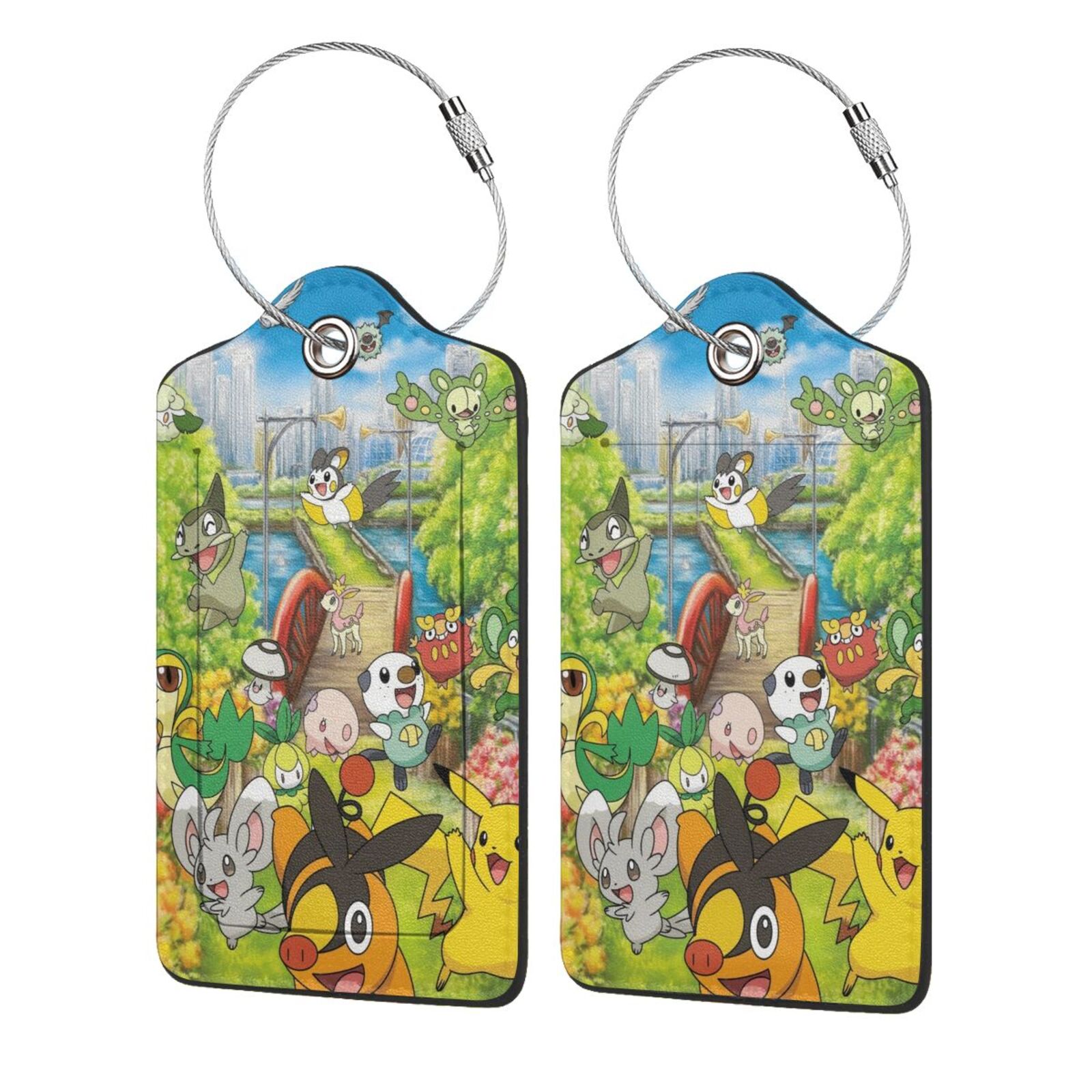 Pokémon-Pikachu 300 Luggage Tags for Suitcases Travel ID Identification ...