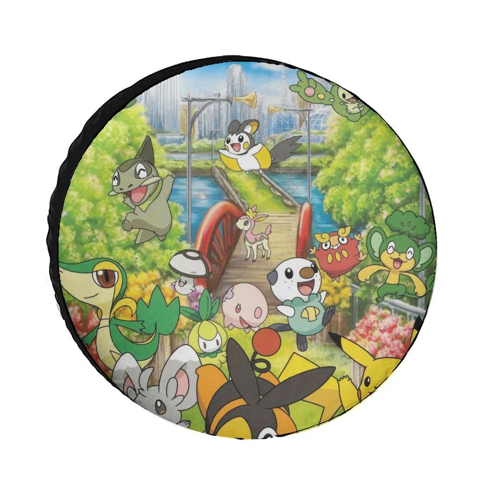 Pokémon-Pikachu 300 Waterproof Oxford Tire Covers, Spare Wheel ...