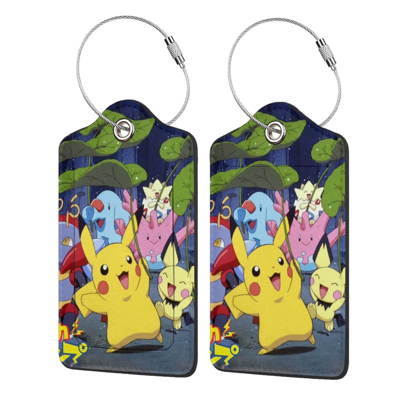 Pokémon-Pikachu 820 Luggage Tags for Suitcases Travel ID Identification ...