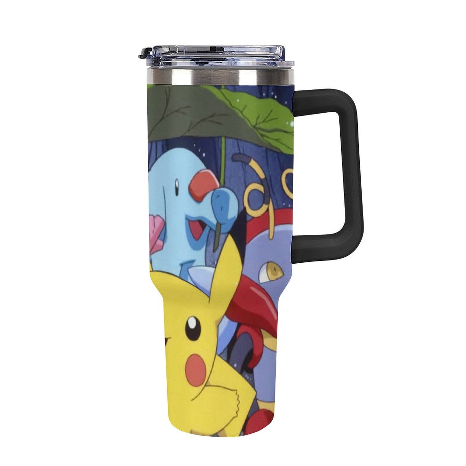 Pokémon-Pikachu 820 Tumbler with Handle and Straw Large 40 oz ...