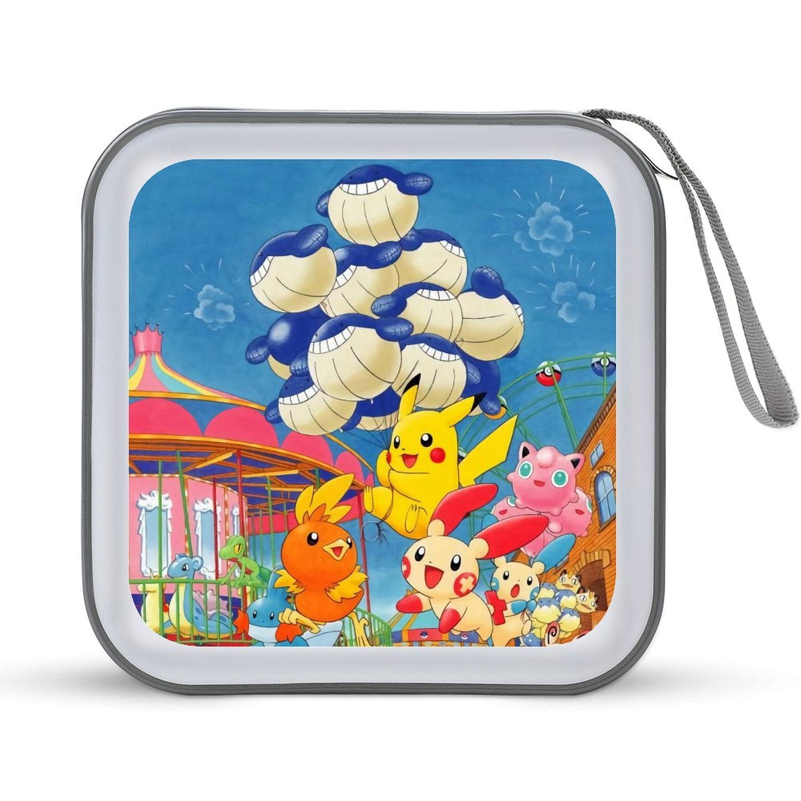 Pokémon-Pikachu 8703 CD Case, 40 Capacity VCD/DVD Case Holders Wallet ...