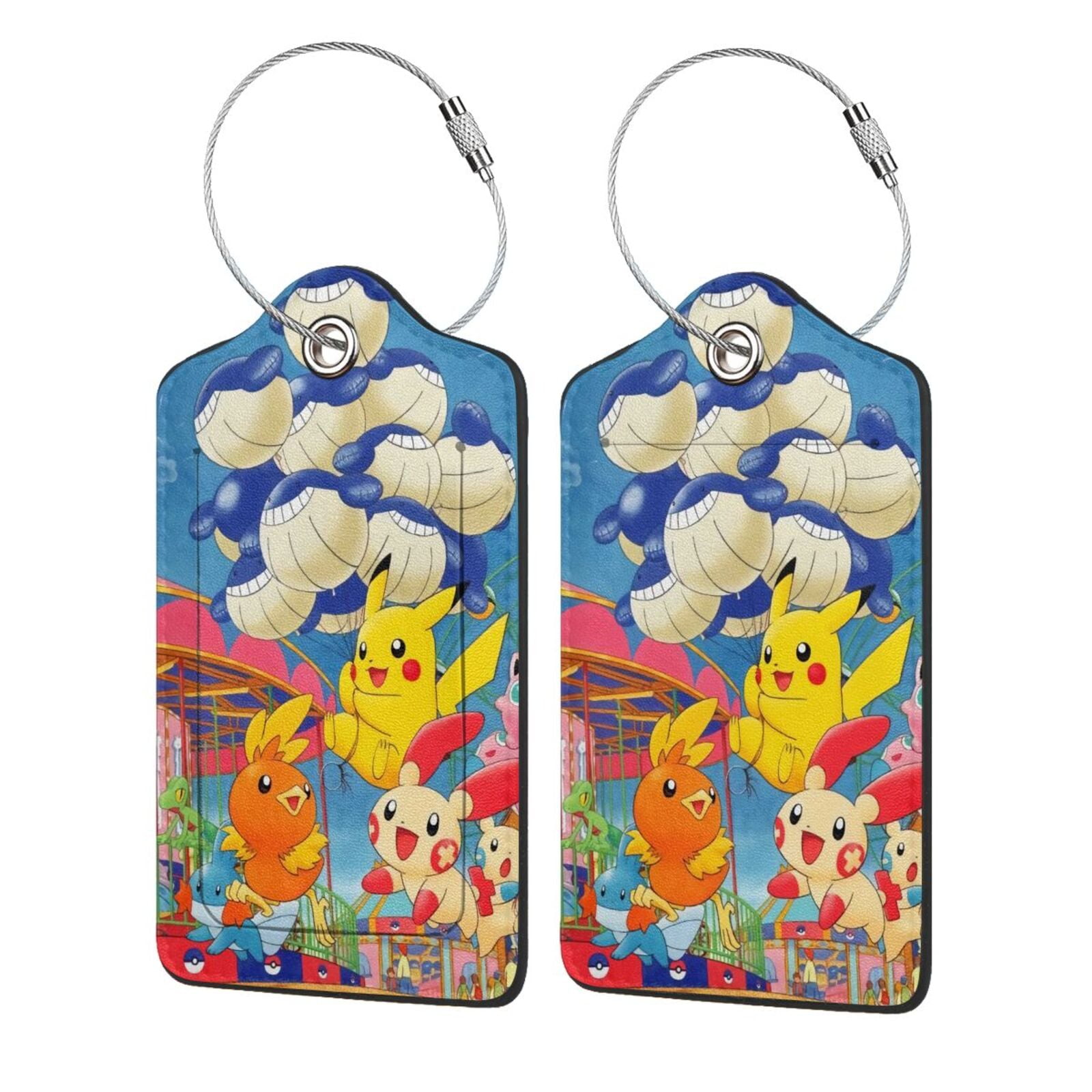 Pokémon-Pikachu 8703 Luggage Tags for Suitcases Travel ID ...