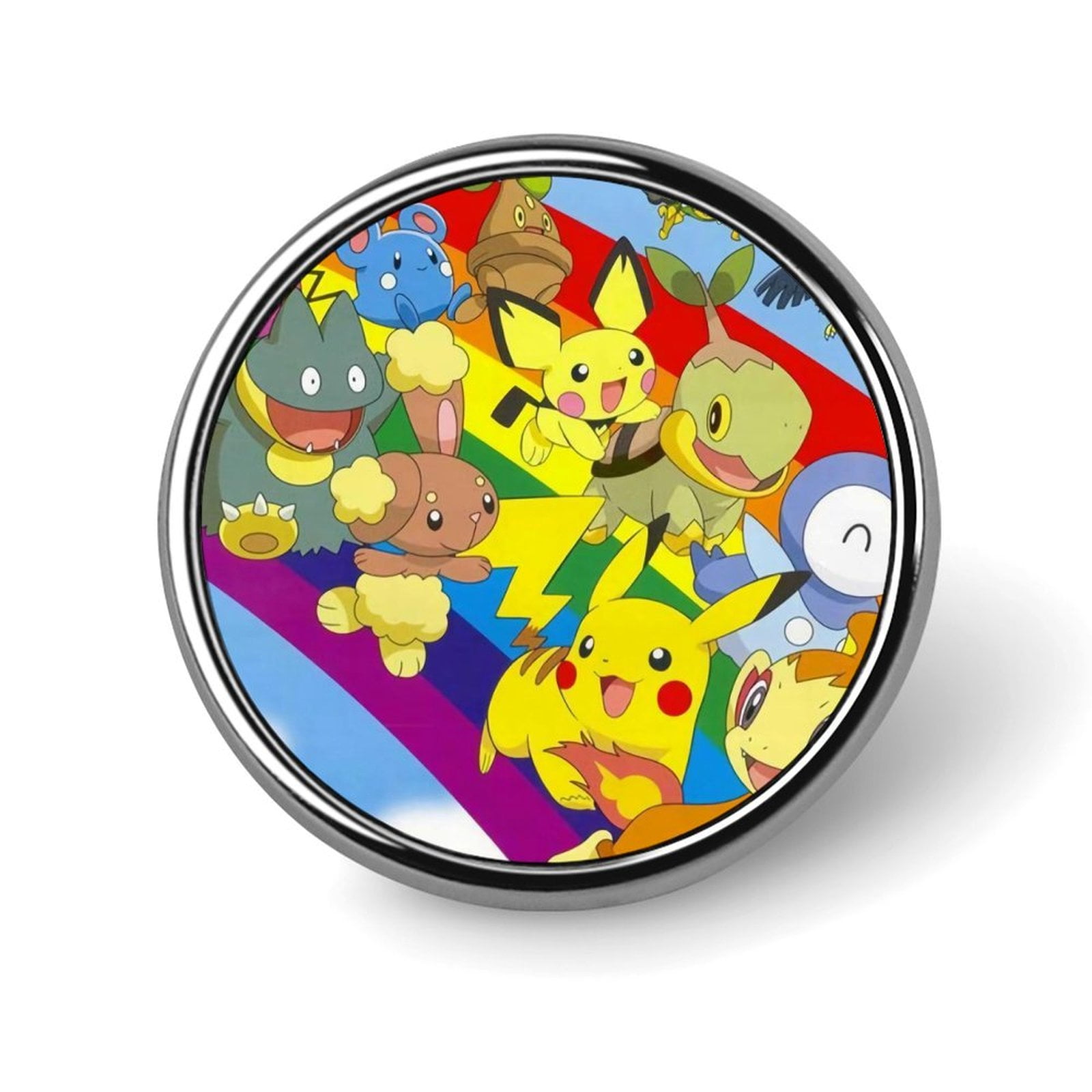 Pokémon-Pikachu 903 Aluminium Alloy Round Badge Brooch Lapel Pin Button ...