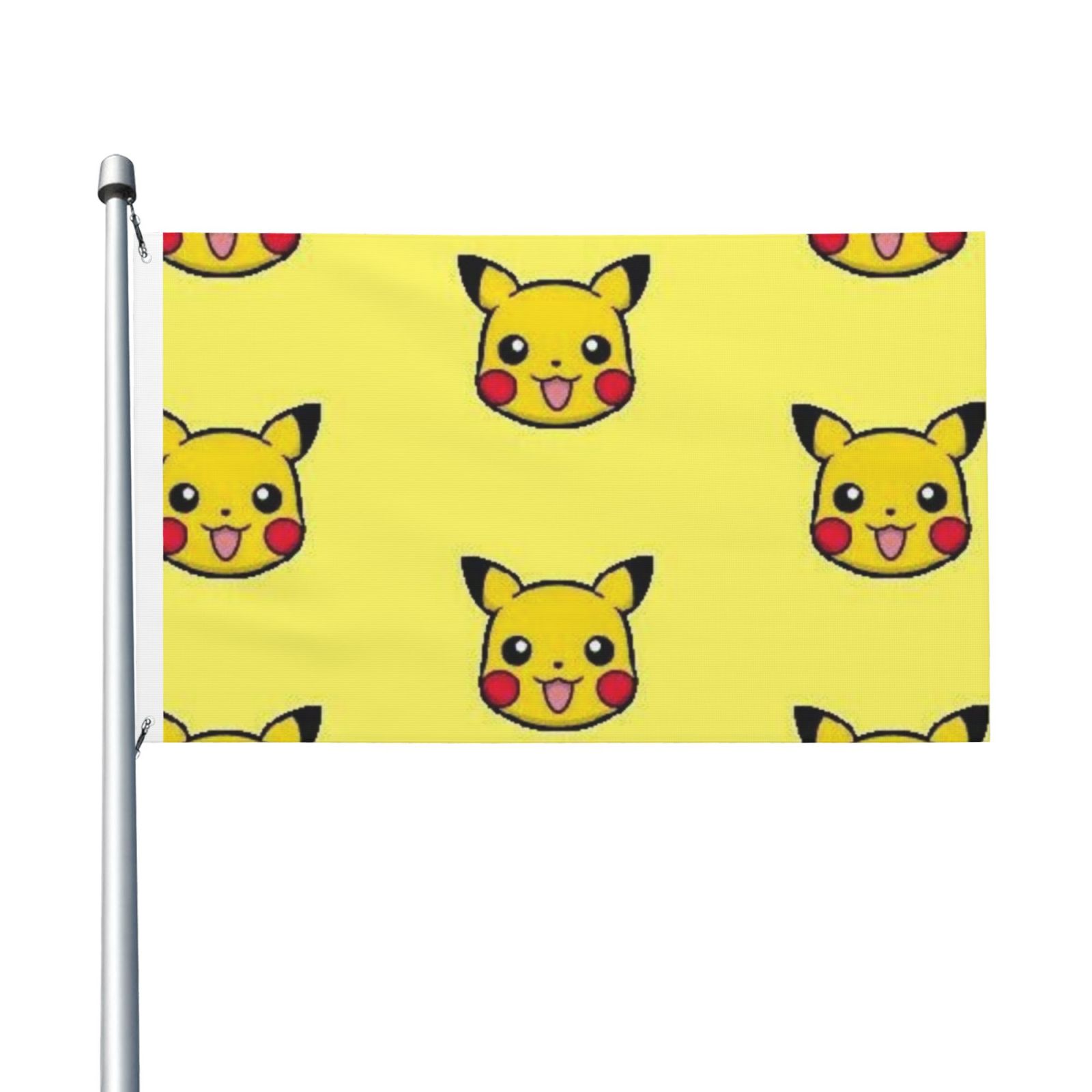 Pokémon Pikachu Face98 3x5ft Face Flag Fade Proof Holiday Fall Flag ...