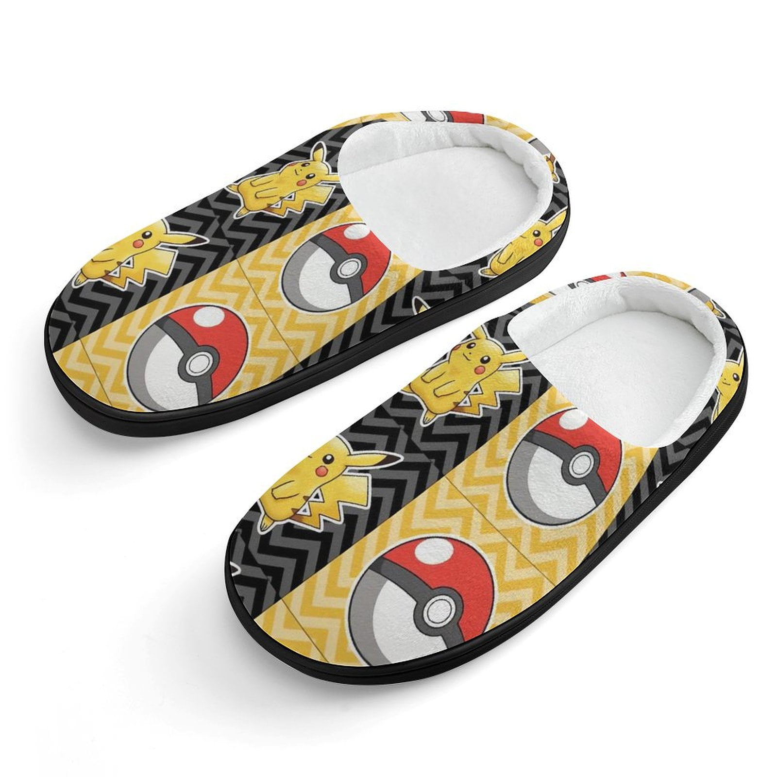 Pokémon Pikachu Ball Slippers for Boys Girls Teen,Little Kids Big Boys ...