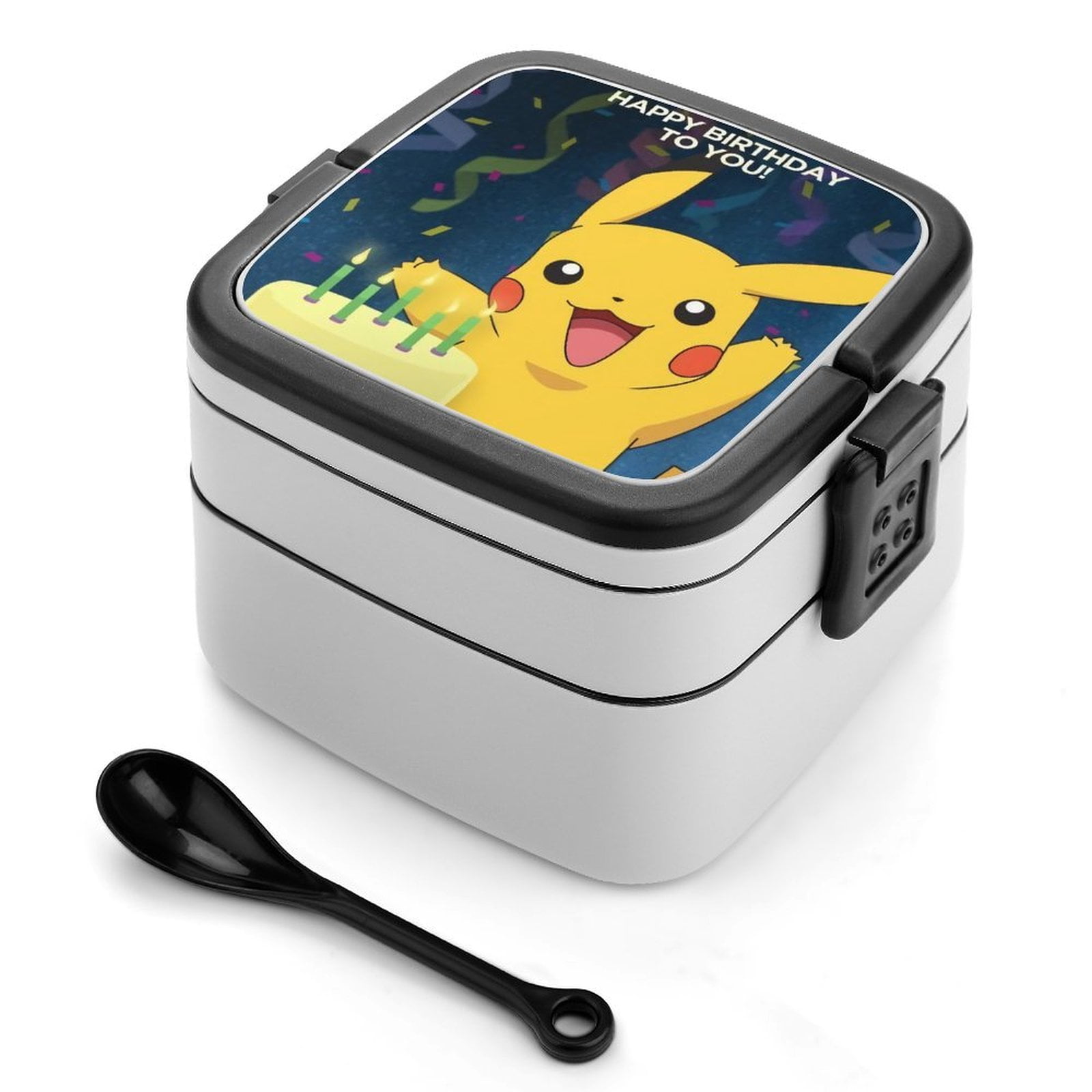 Pokémon-Pikachu It's My Birthday! Lunch Boxes 1000 ML Double Layer ...