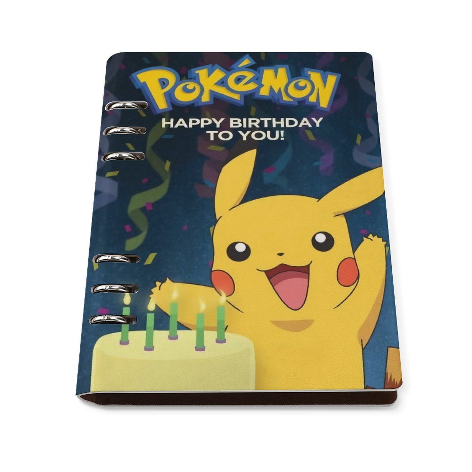 Pokémon-Pikachu It's My Birthday! Refillable Leather A5 Loose Leaf ...