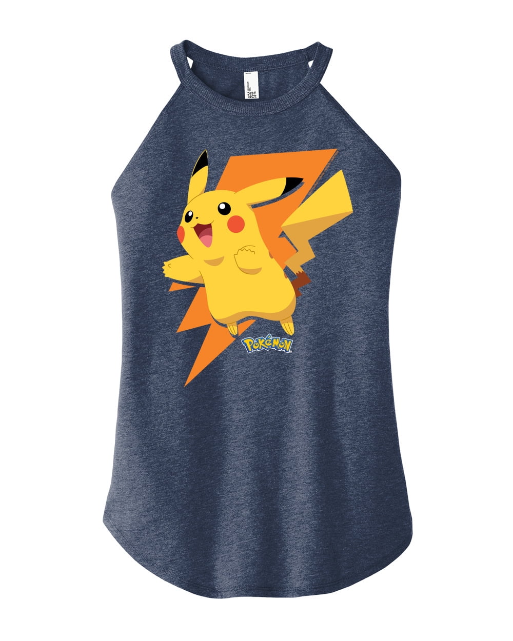 Pokémon - Pikachu Bolt - Juniors High Neck Tank Top - Walmart.com