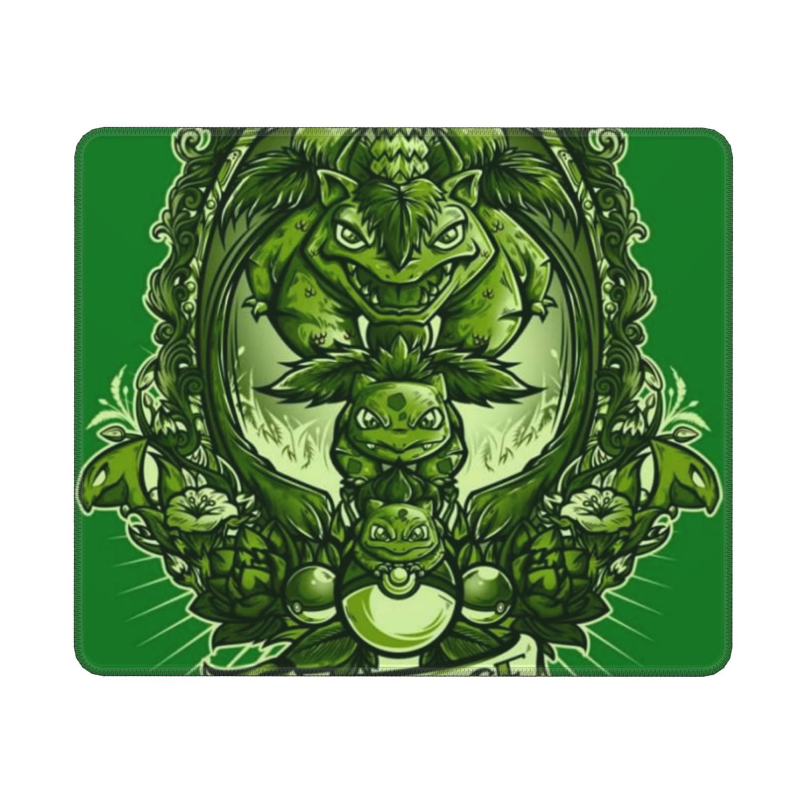 Pokémon-Pikachu Bulbasaur Mouse Pad,Extended Contour Mouse Mat for Home ...