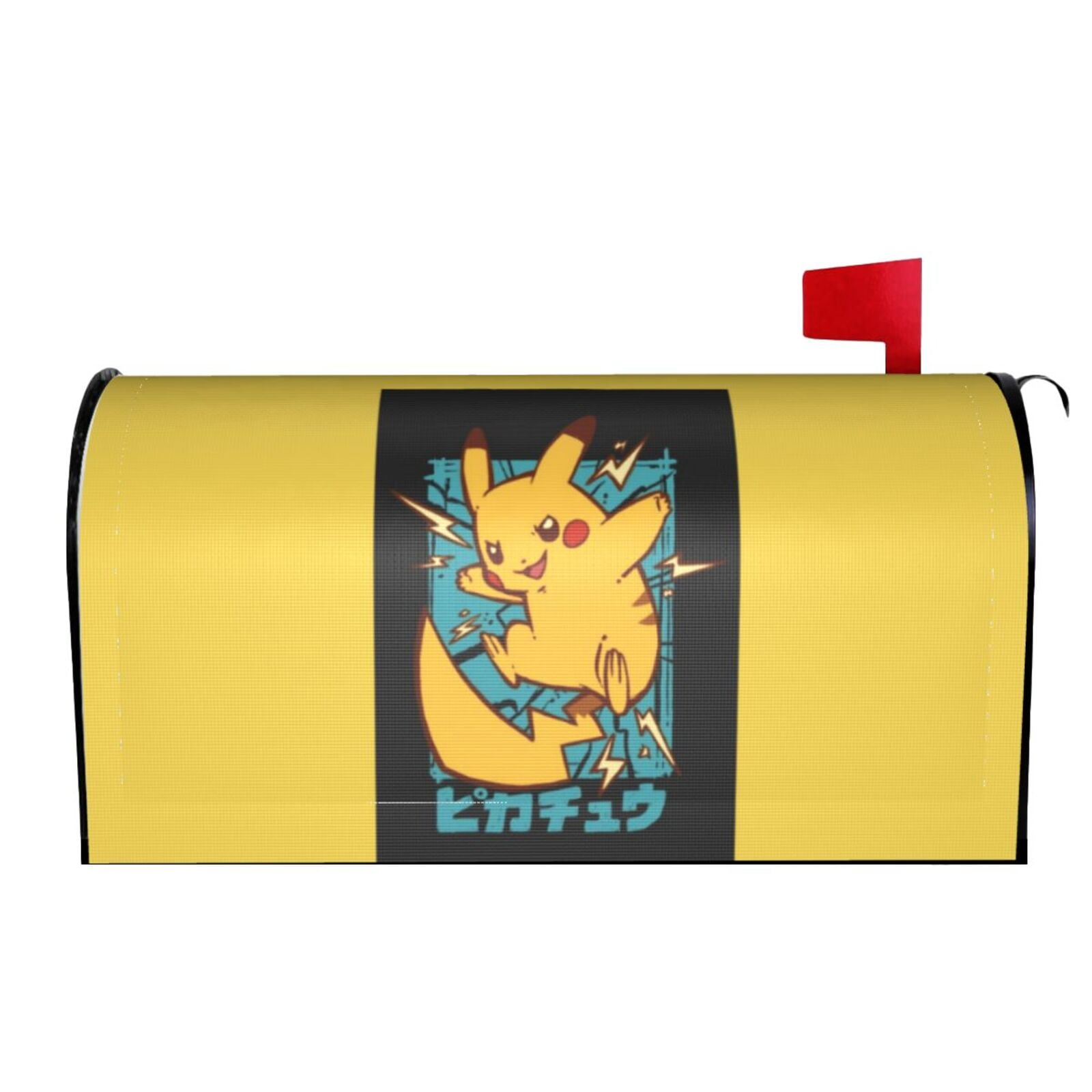 Pokémon Pikachu Cartoon Character Mailbox Cover Magnetic Standard Size ...