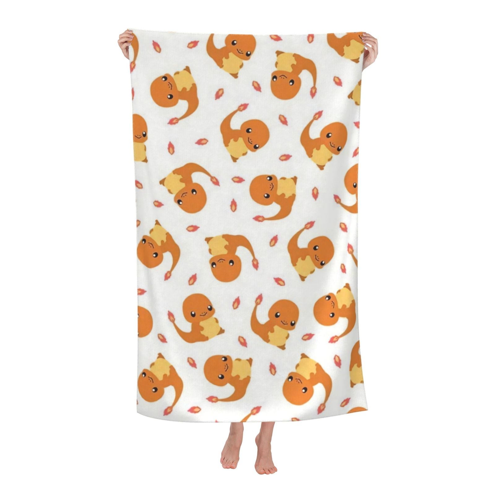 Pokémon-Pikachu Cartoon Charmander Bath Towels,Pokémon-Pikachu Cartoon ...