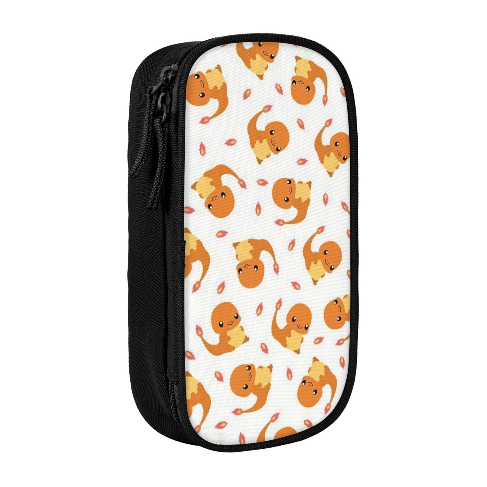 Pokémon Pikachu Cartoon Charmander Pencil Case,Big Capacity Pencil ...