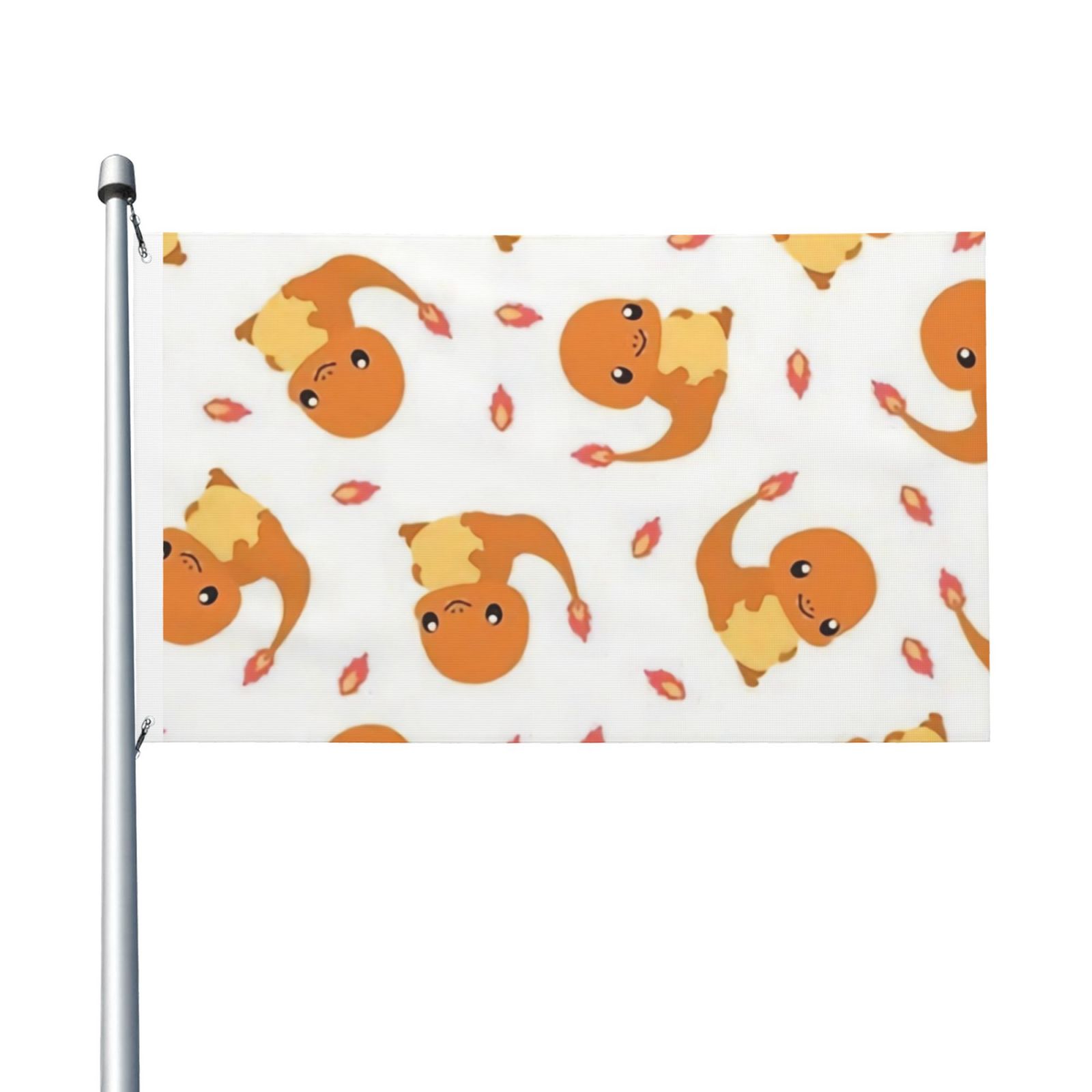 Pokémon Pikachu Cartoon Charmander3 3x5ft Face Flag Fade Proof Holiday ...