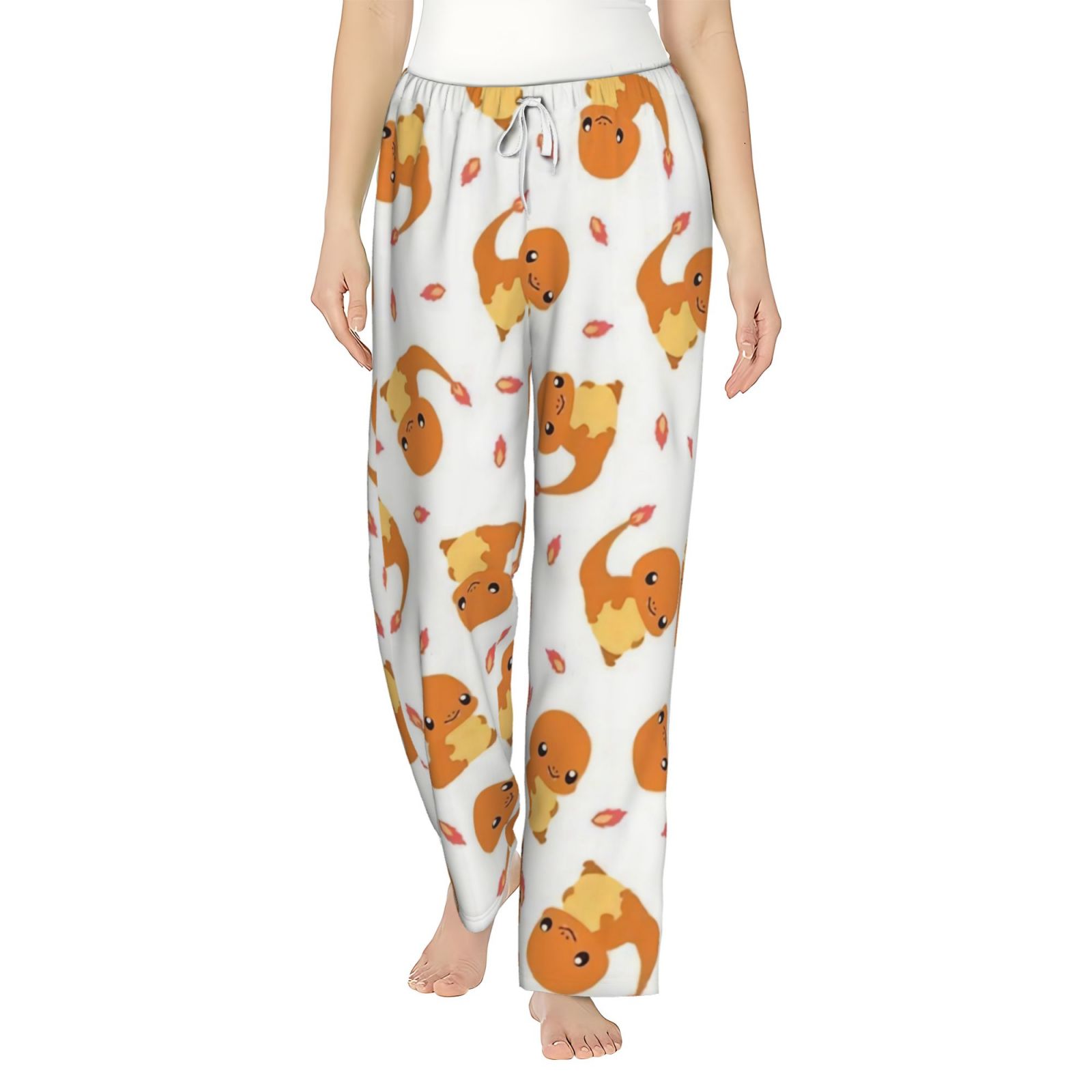 Pokémon Pikachu Cartoon Charmander3 Women'S Pajama Pants，Soft Pajama Pants For Comfortable ...