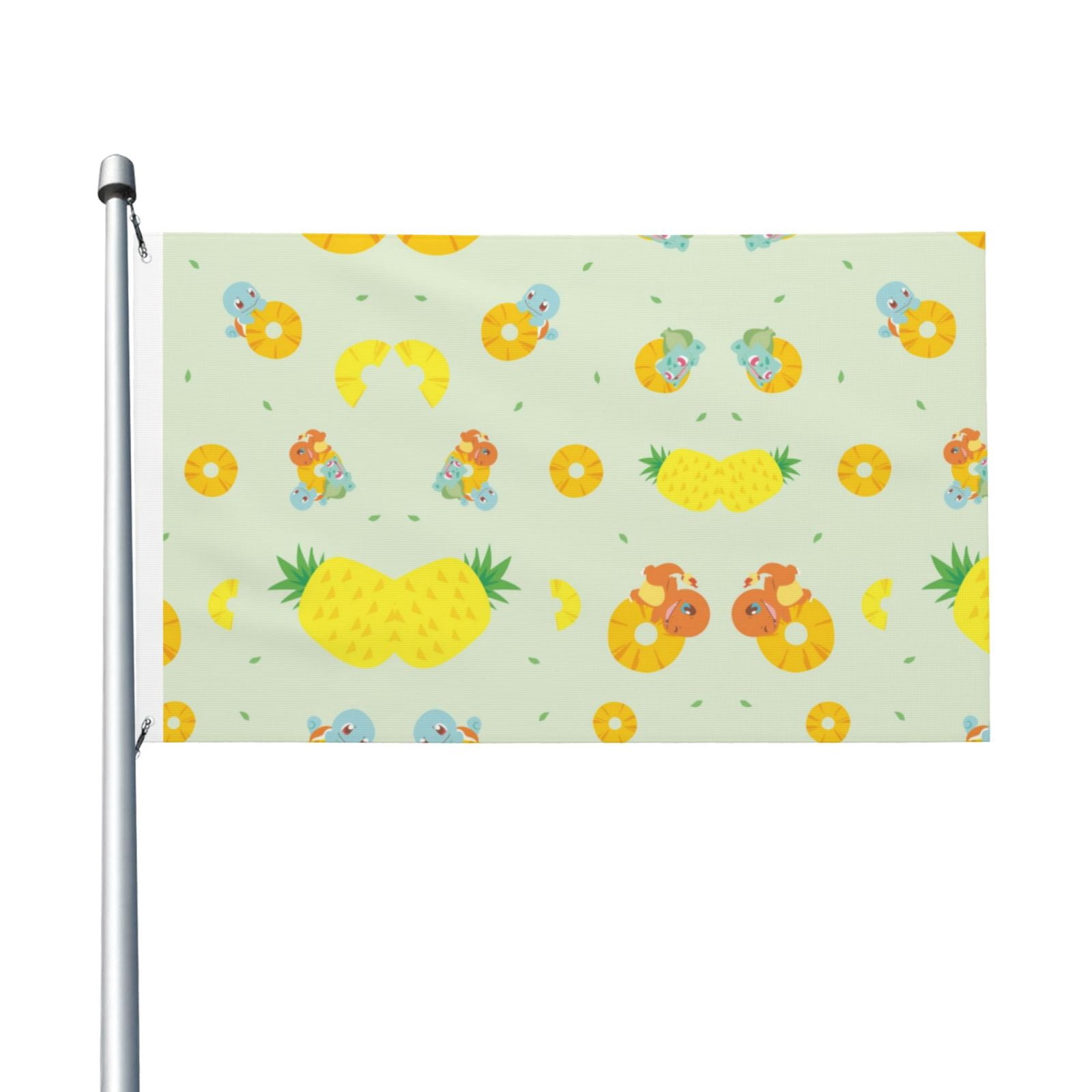 Pokémon Pikachu Cartoon Squirtle 3x5ft Face Flag Fade Proof Holiday ...