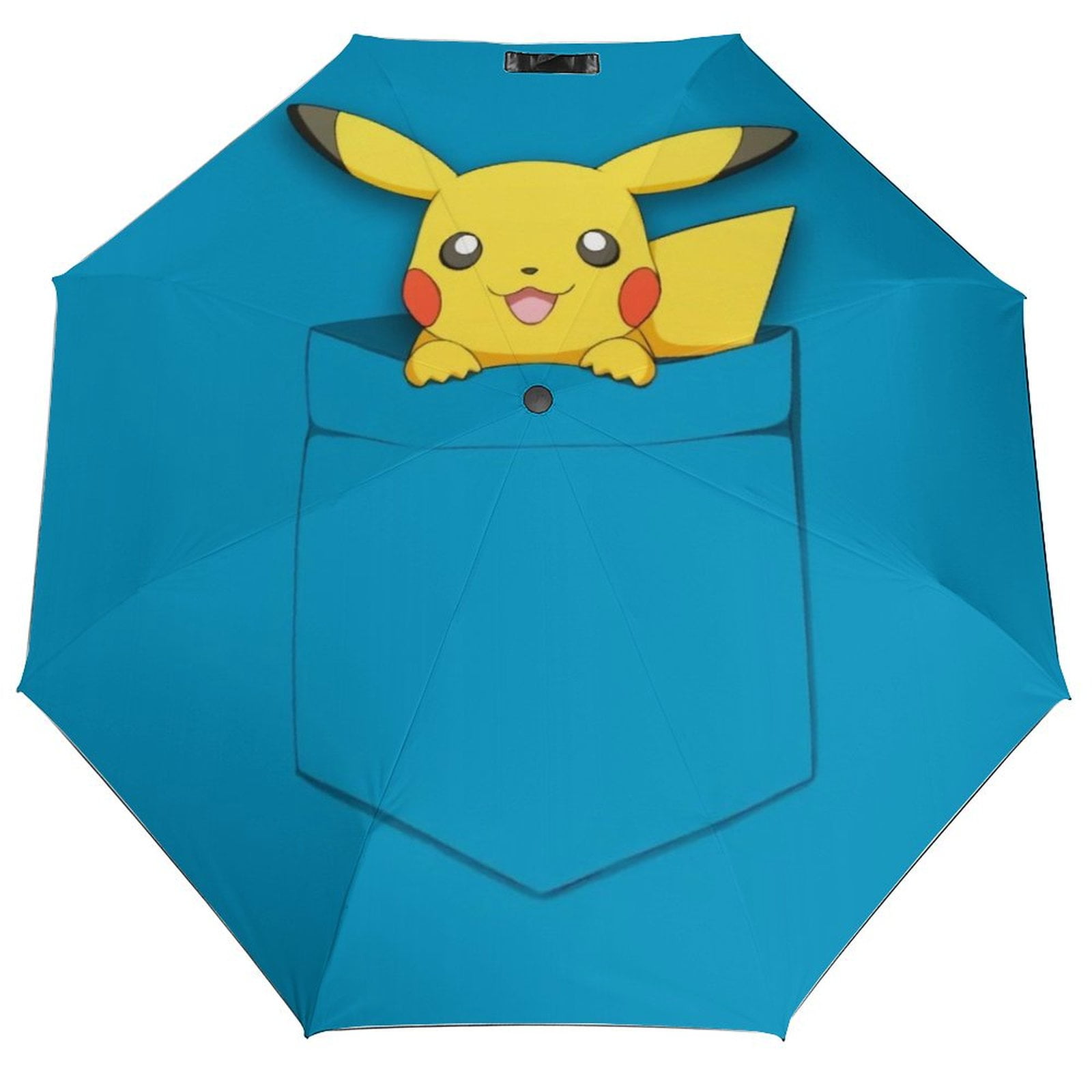 Pokémon-Pikachu Character Boxes Travel Automatic Folding Rain Umbrellas ...