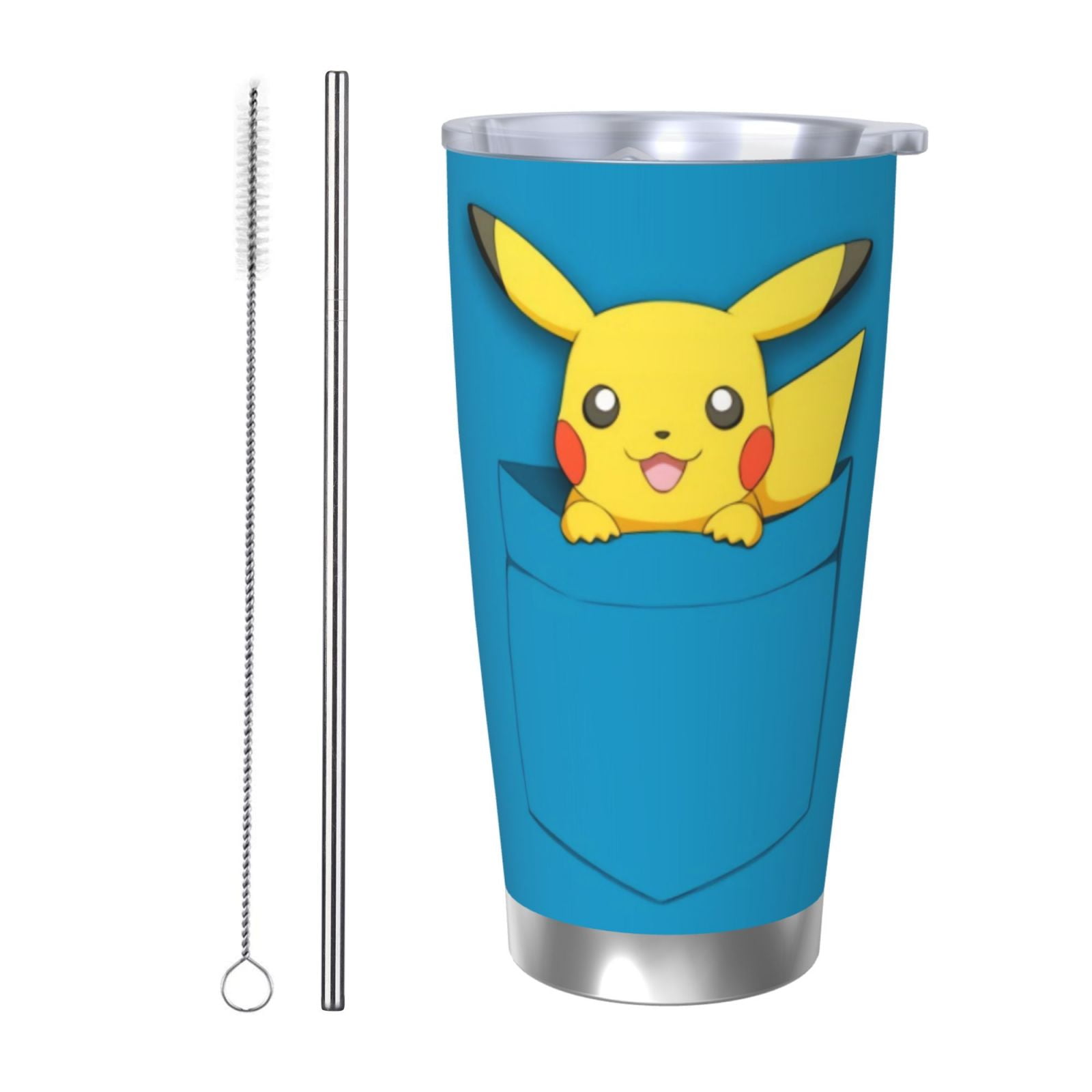 Pokémon-Pikachu Character Boxes Water Bottle,Travel Coffee Mug Tumbler ...
