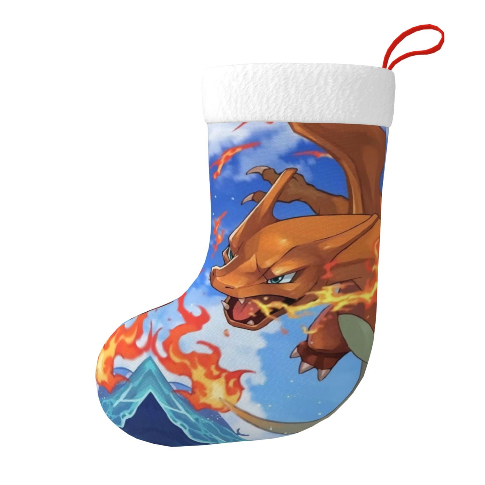 Pokémon-Pikachu Charizard Christmas Stocking,Santa Stocking,18 Inch ...