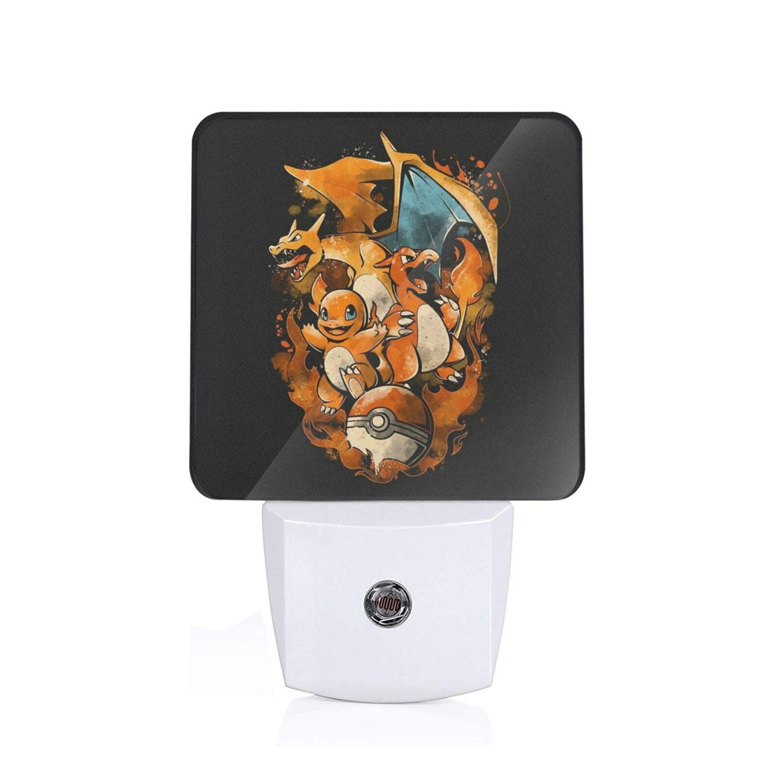 Pokémon-Pikachu Charizard Plug-in LED Night Light Lamp with Dusk to ...