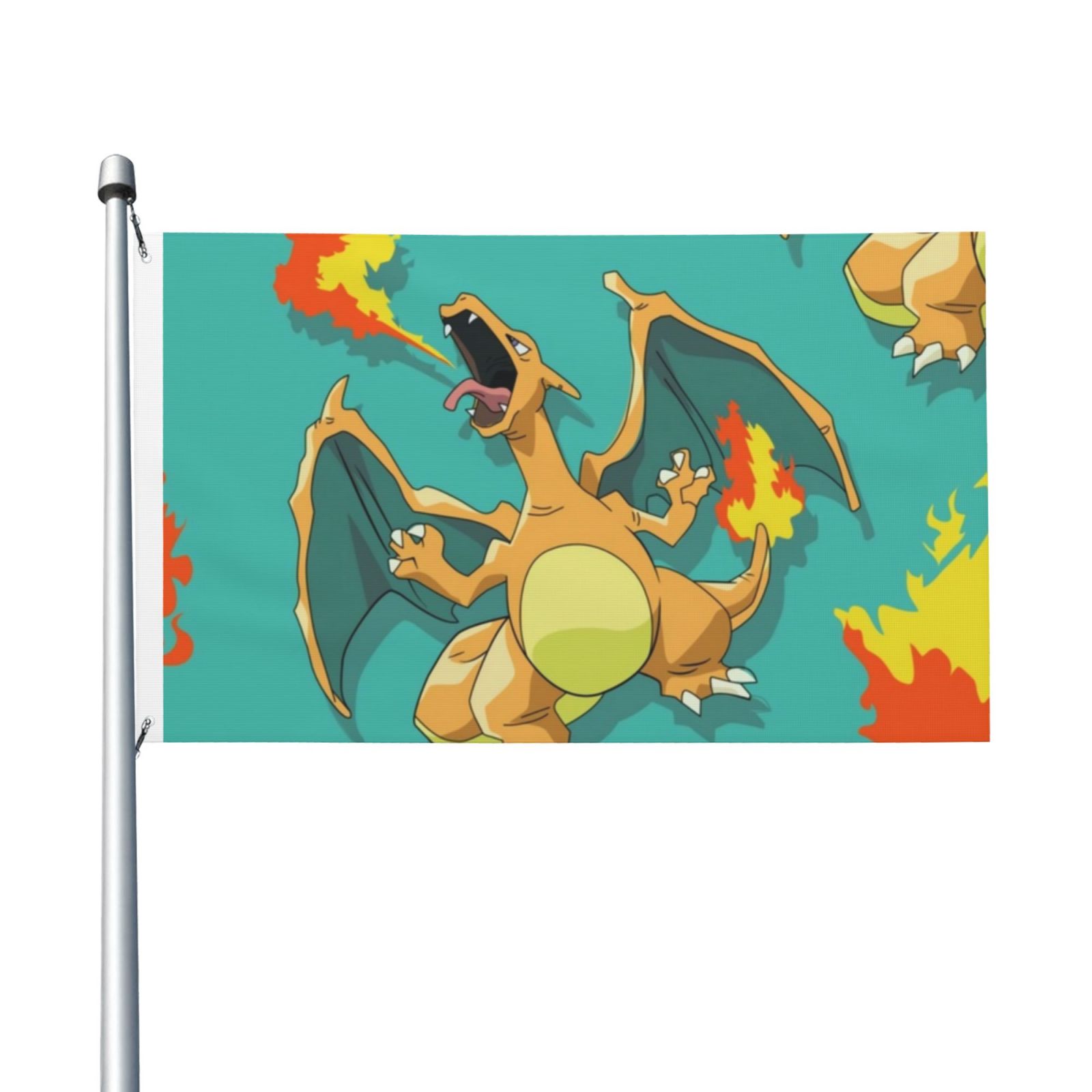 Pokémon Pikachu Charizard3 3x5ft Face Flag Fade Proof Holiday Fall Flag ...