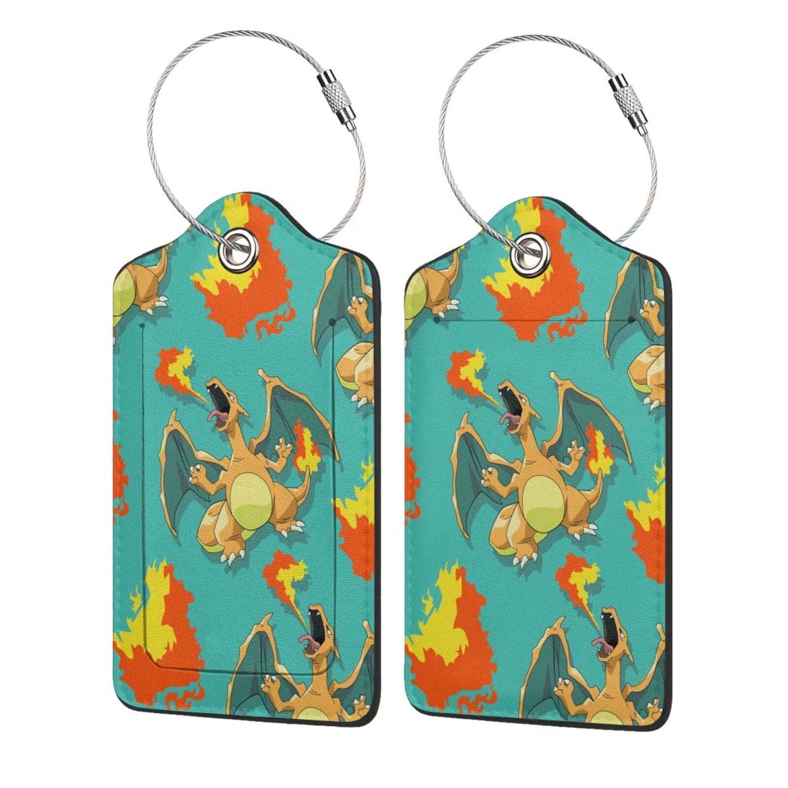 Pokémon Pikachu Charizard3 Luggage Tags for Suitcases Travel ID ...
