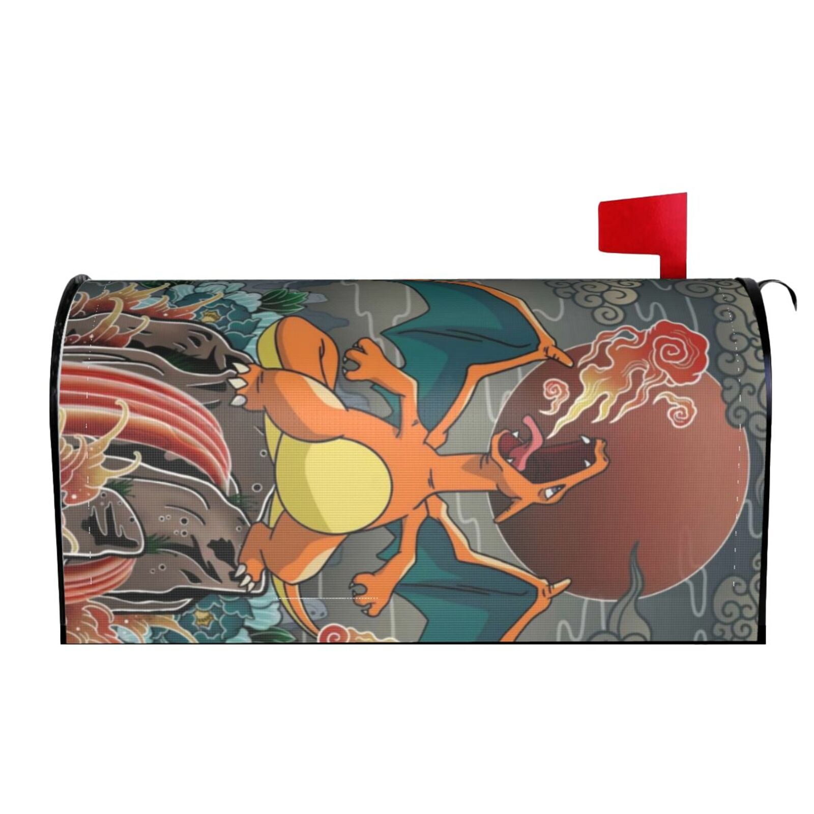 Pokémon Pikachu Charizard548 Cartoon Character Mailbox Cover Magnetic ...